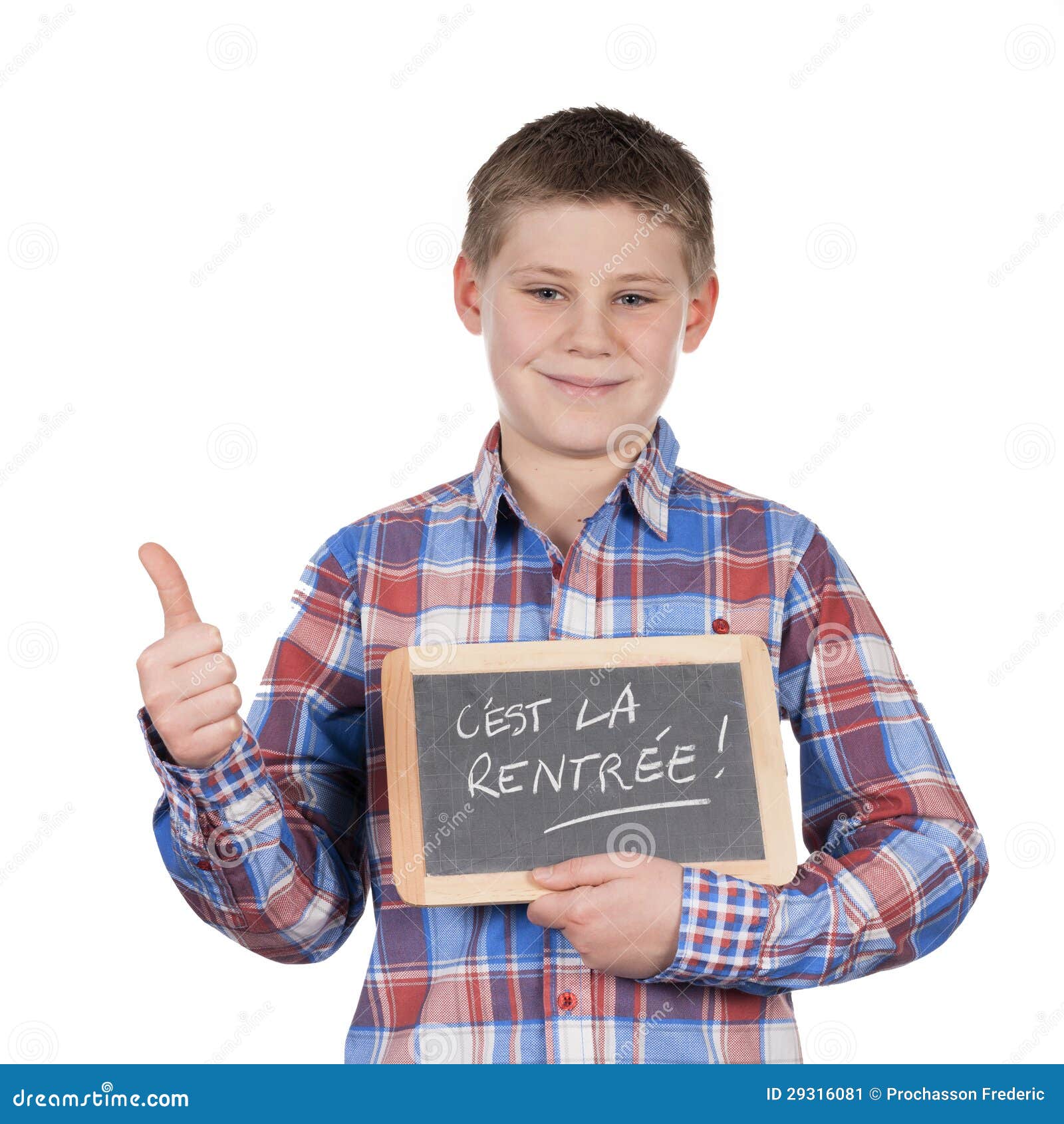 Boy holding slate stock image. Image of children, education - 29316081