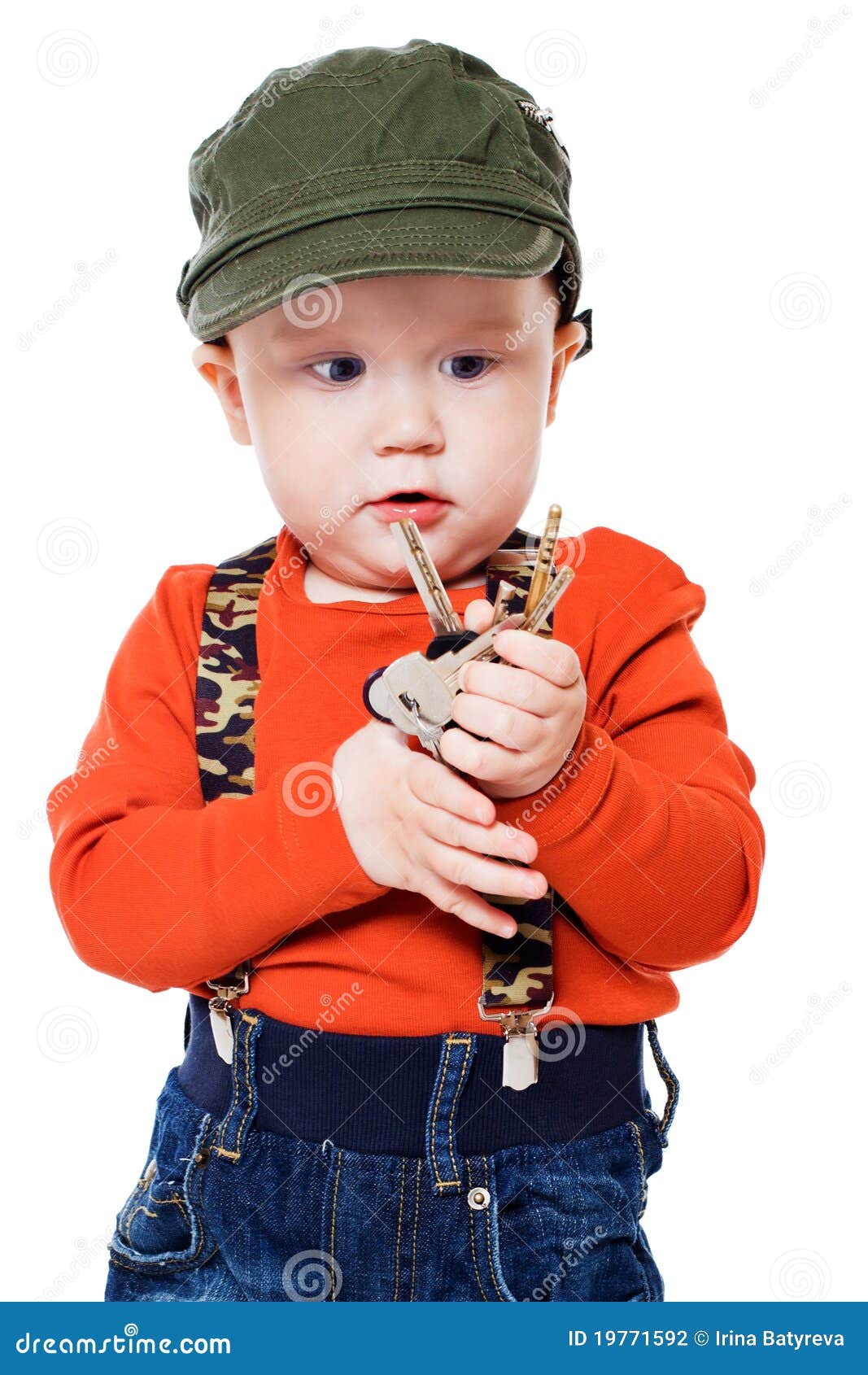 Boy Holds the Keys To the Apartment Stock Photo - Image of property ...