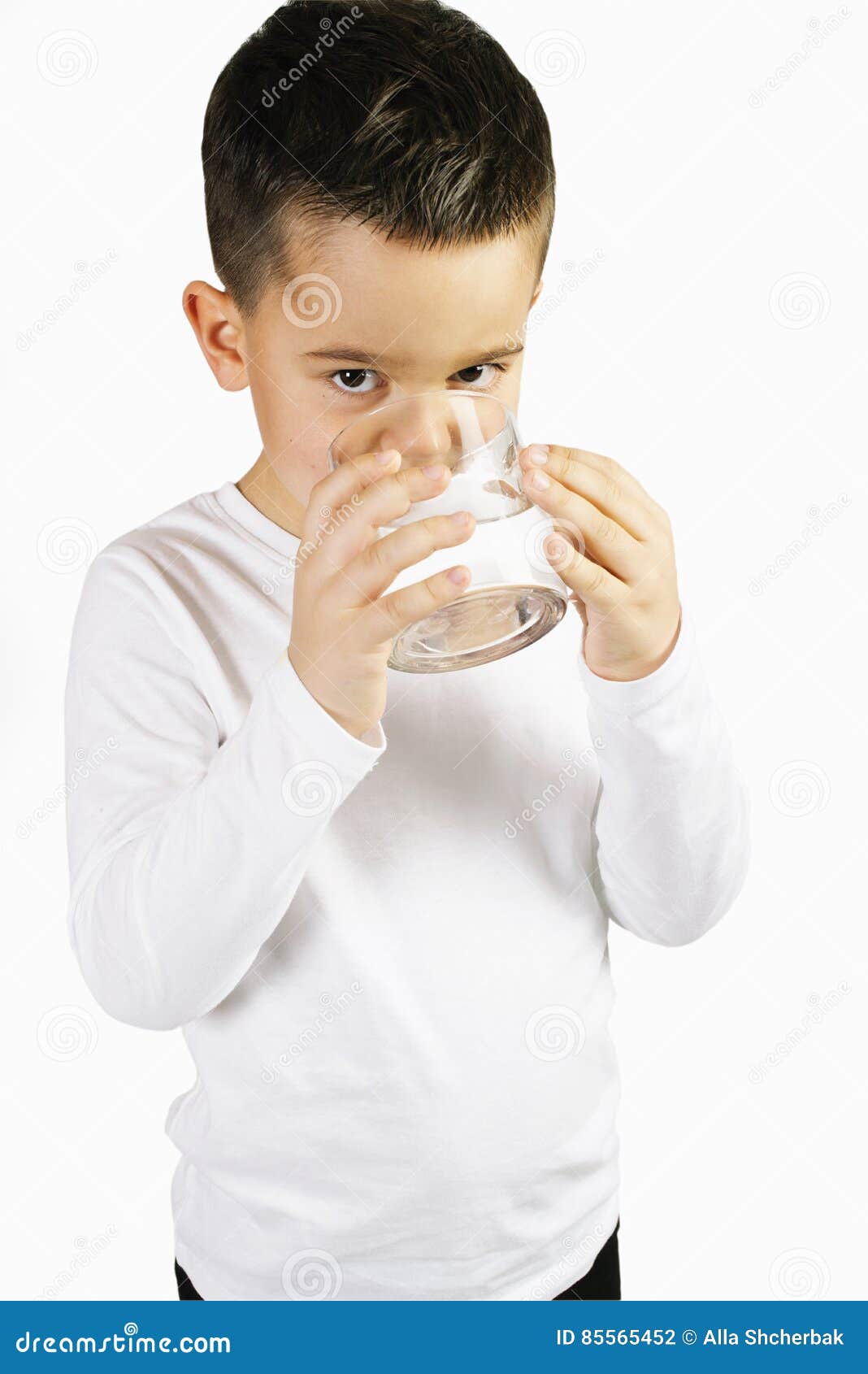 Boy Holds Out a Cup with Clean Water Stock Photo - Image of holding ...