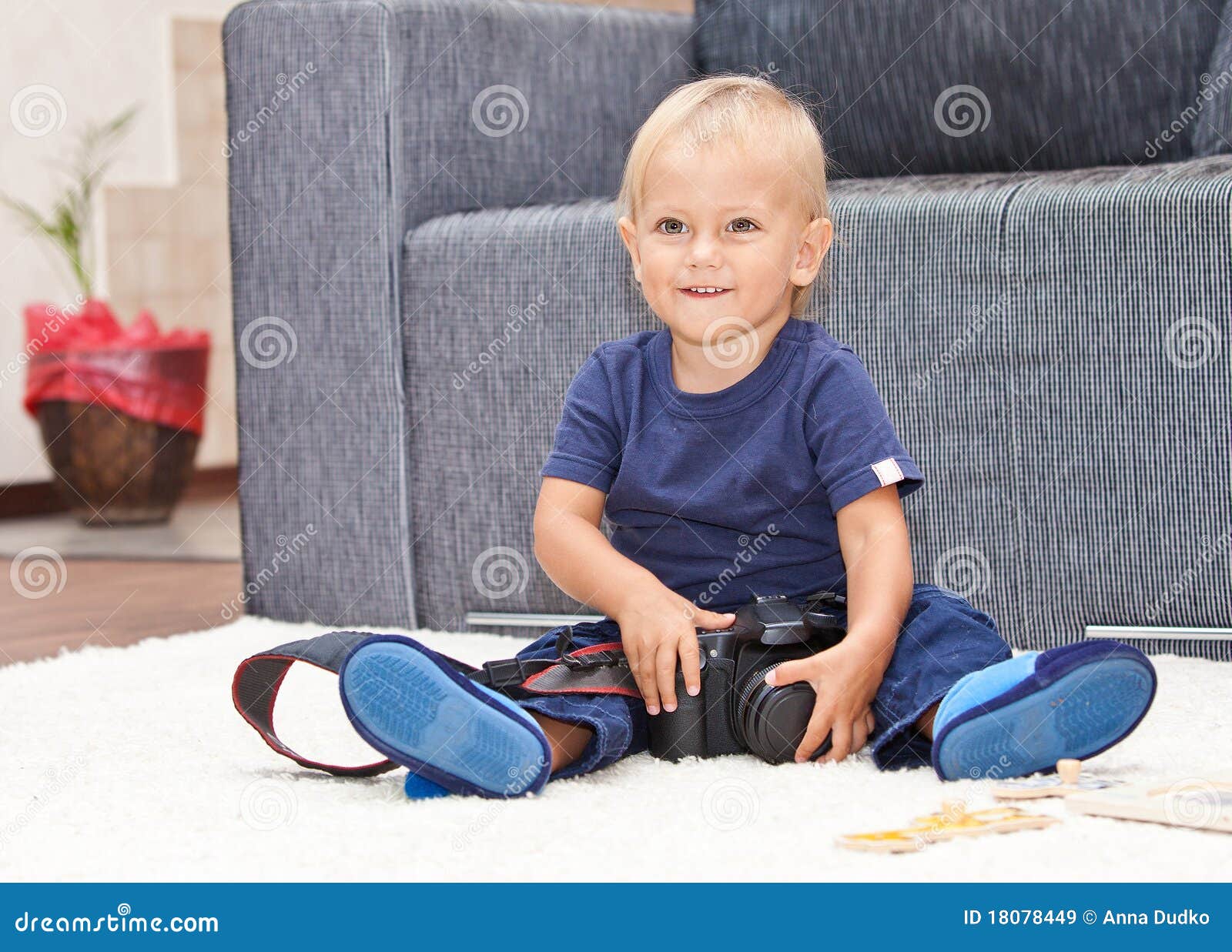 Boy at home stock image. Image of beauty, innocent, healthy - 18078449