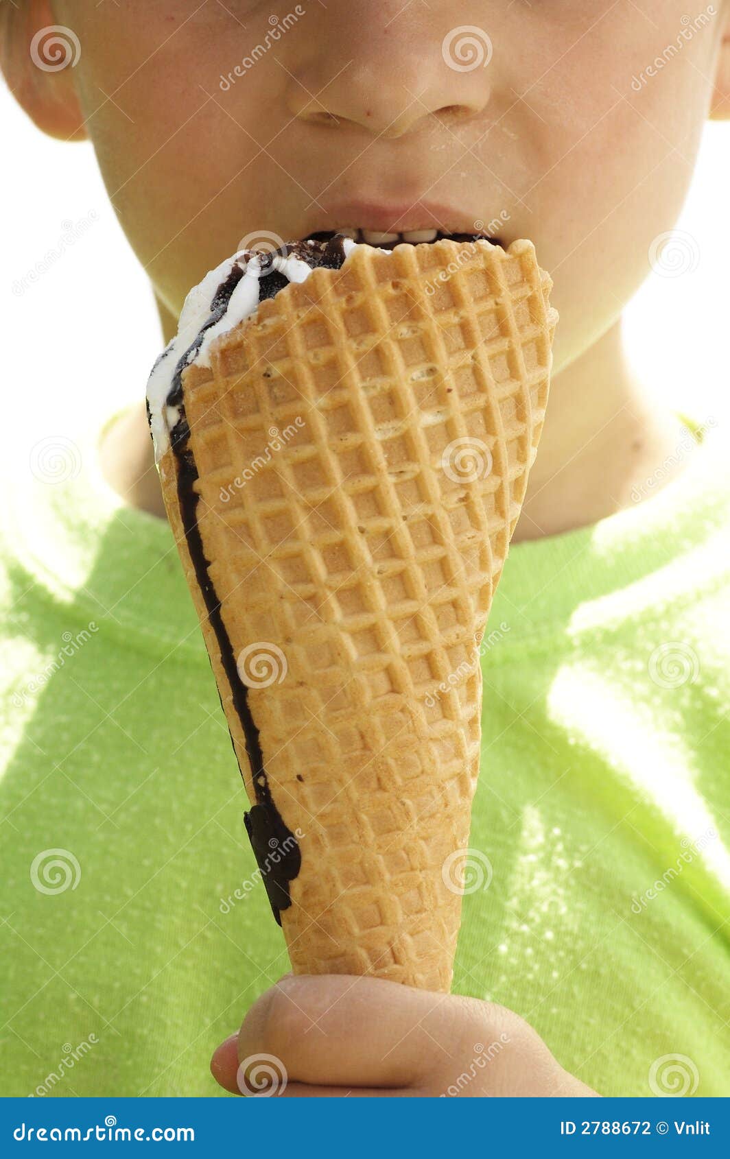 Boy and ice-cream stock photo. Image of person, cold, macro - 2788672
