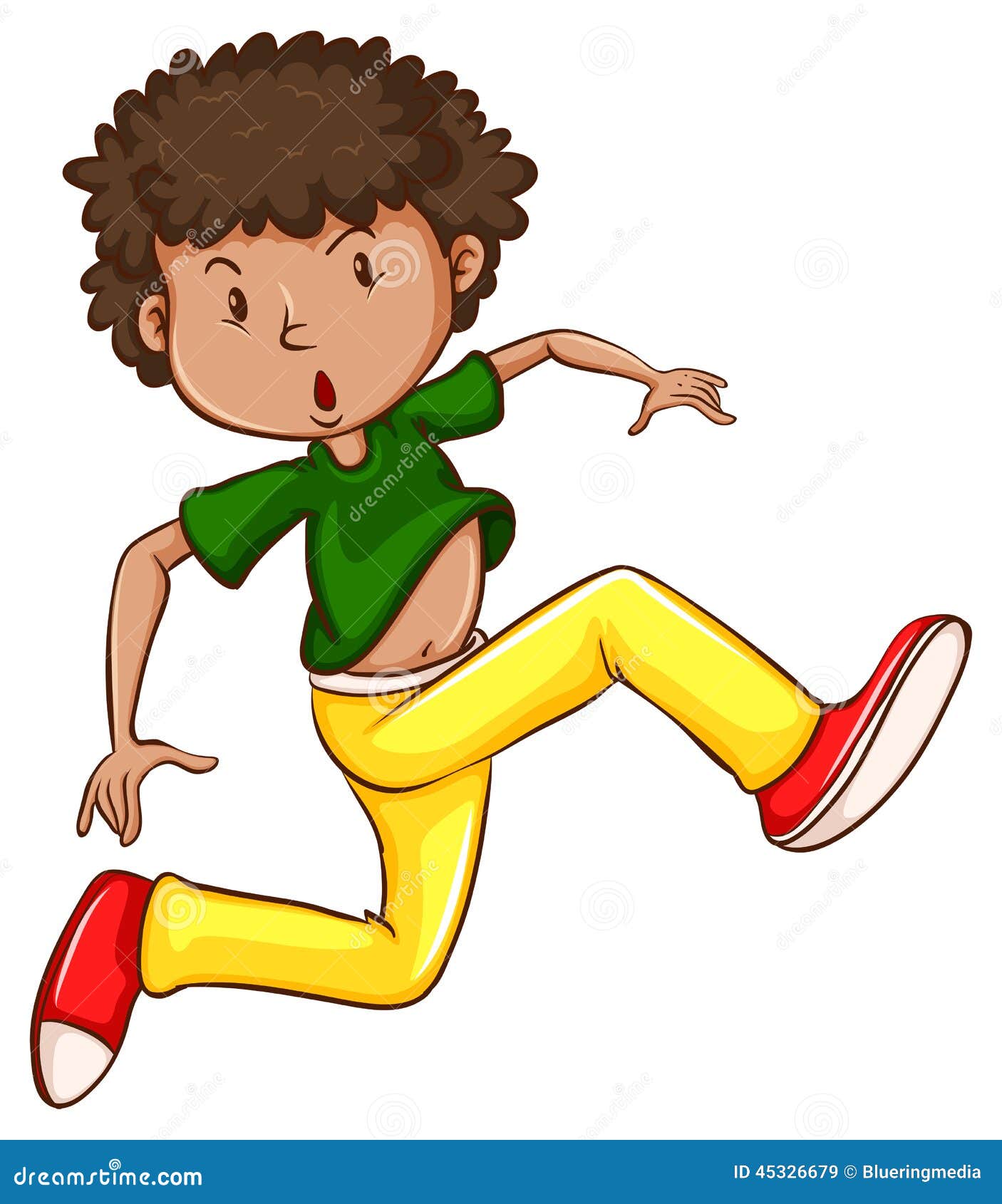 Boy stock vector. Illustration of dance, cartoon, entertainer - 45326679
