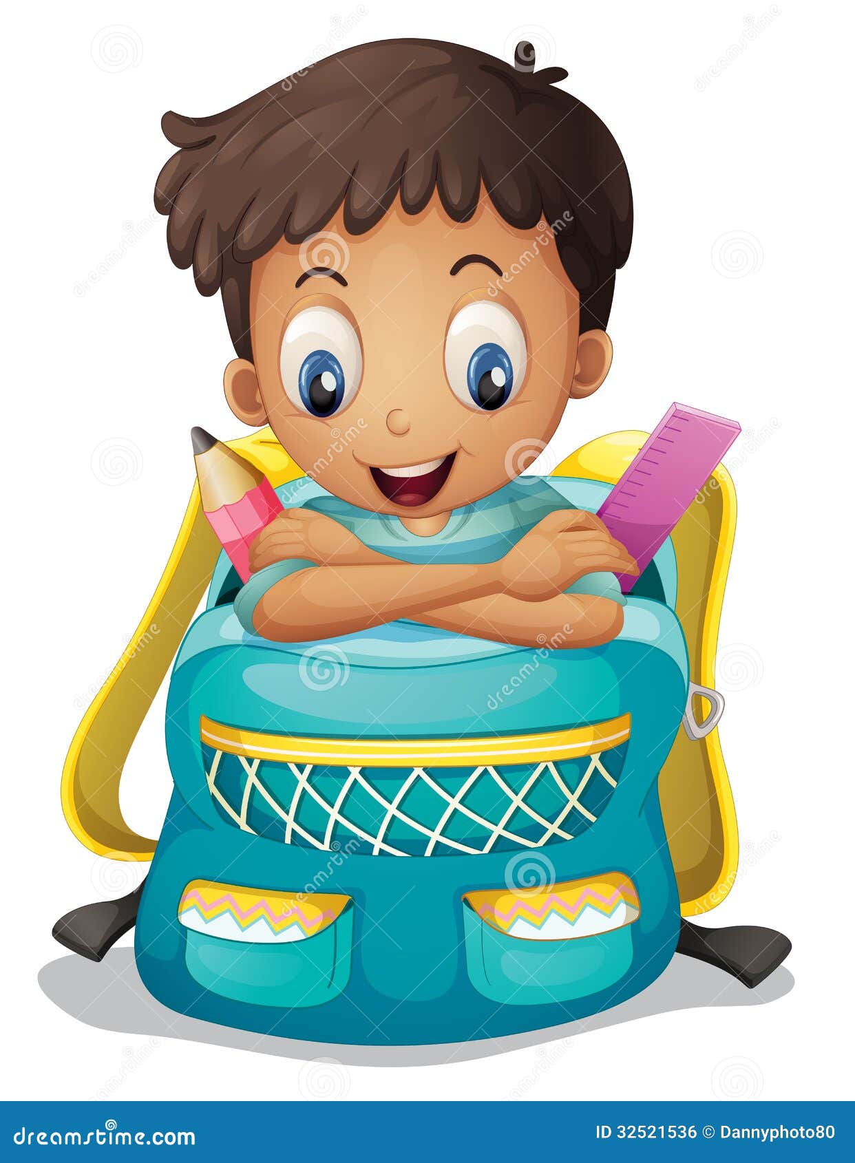 Schoolbag Cartoons, Illustrations & Vector Stock Images - 15989 ...