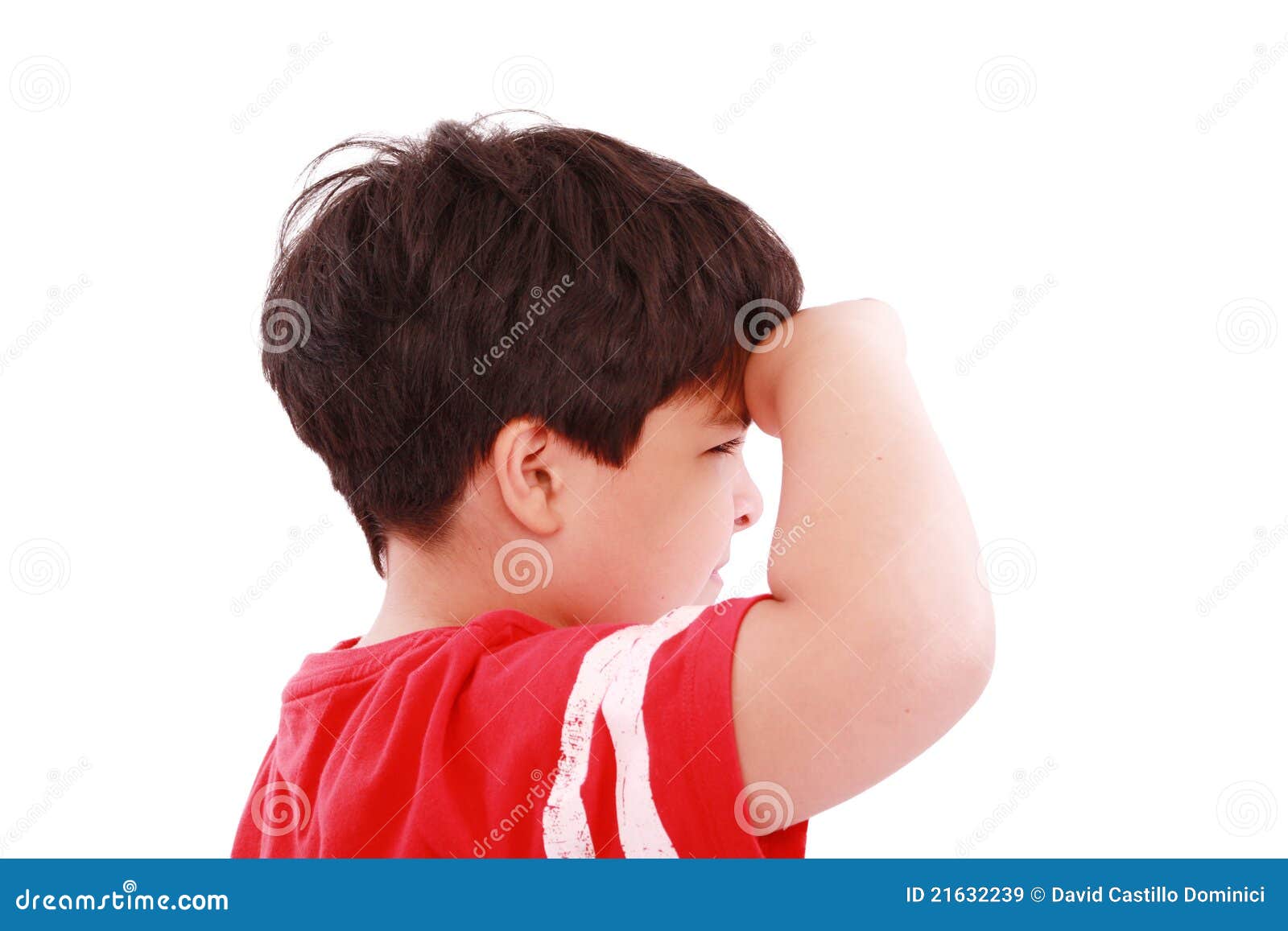 Boy Intently Looking Far Away Stock Image - Image of explore, crew ...
