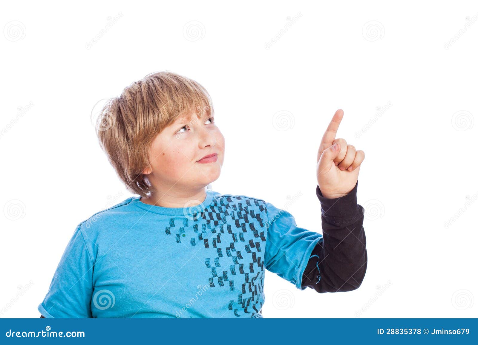 Boy isolated pointing stock photo. Image of isolated - 28835378