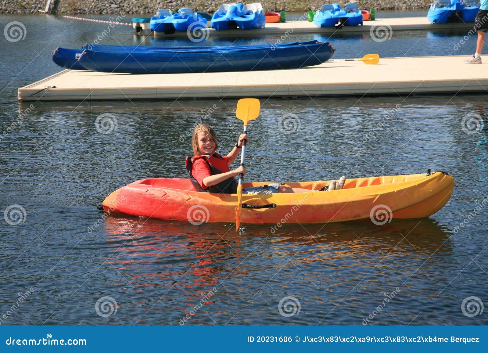 Boy kayaking stock photo. Image of canoe, active, outdoor - 20231606