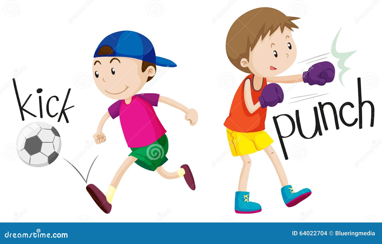 Kids Kicking Each Other