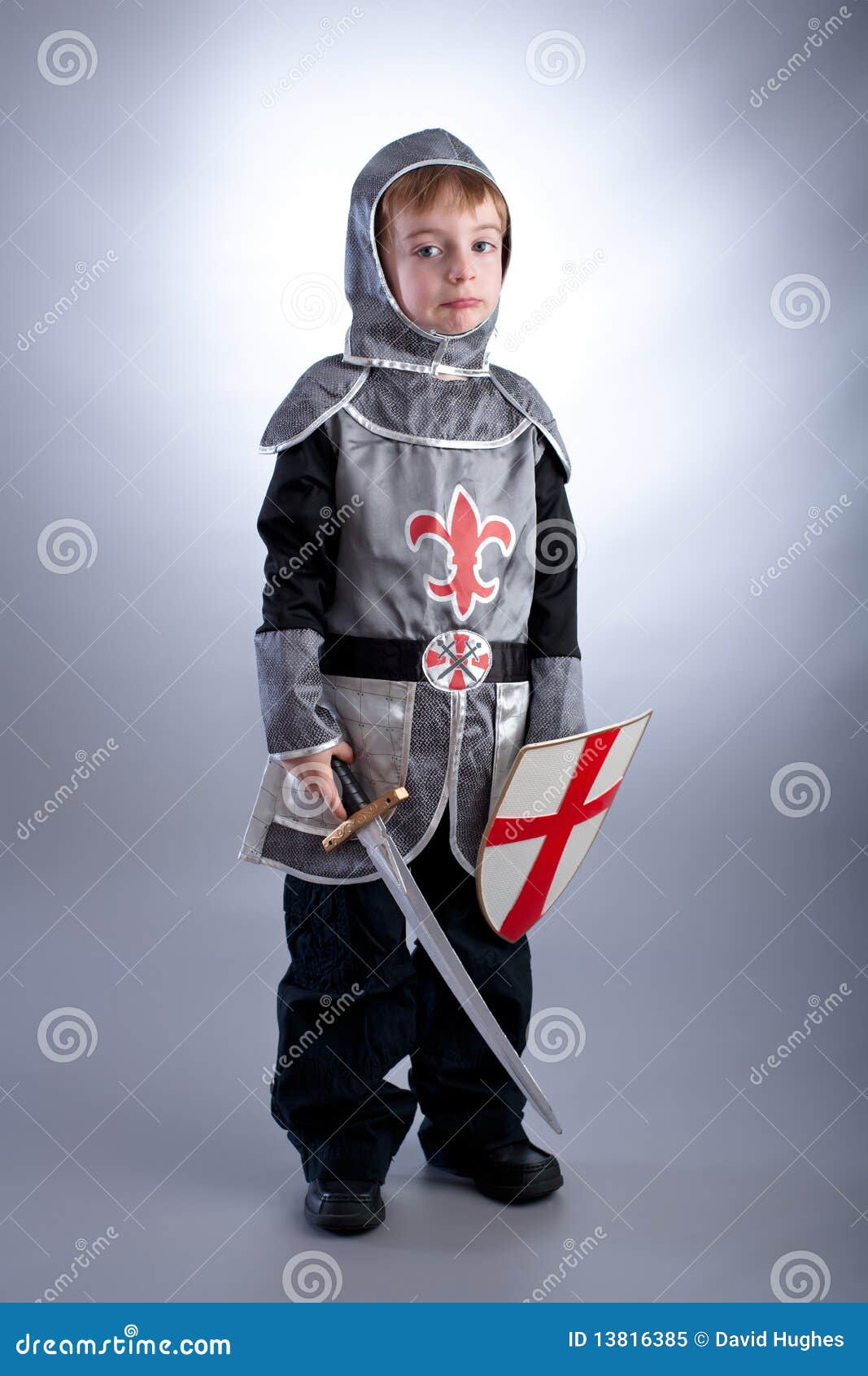 Boy Knight stock image. Image of fancy, shine, george - 13816385