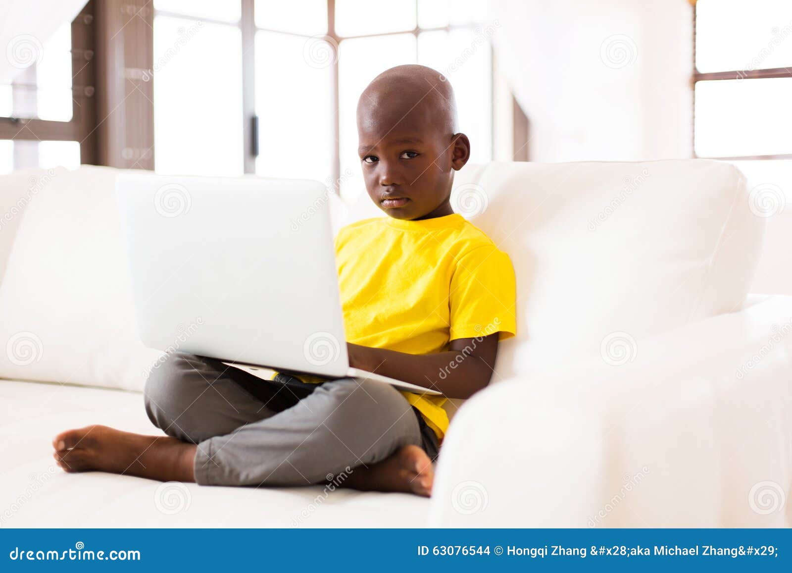 Boy laptop computer stock photo. Image of handsome, looking - 63076544