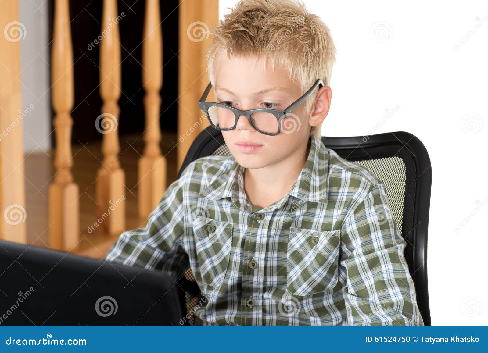 Boy with the laptop stock photo. Image of lifestyles - 61524750