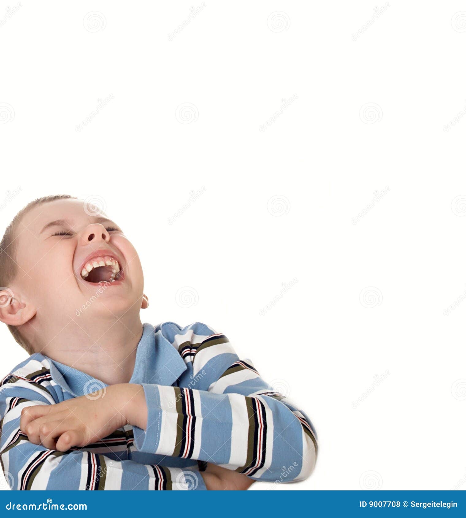Boy laughing stock photo. Image of expression, kindergarten - 9007708