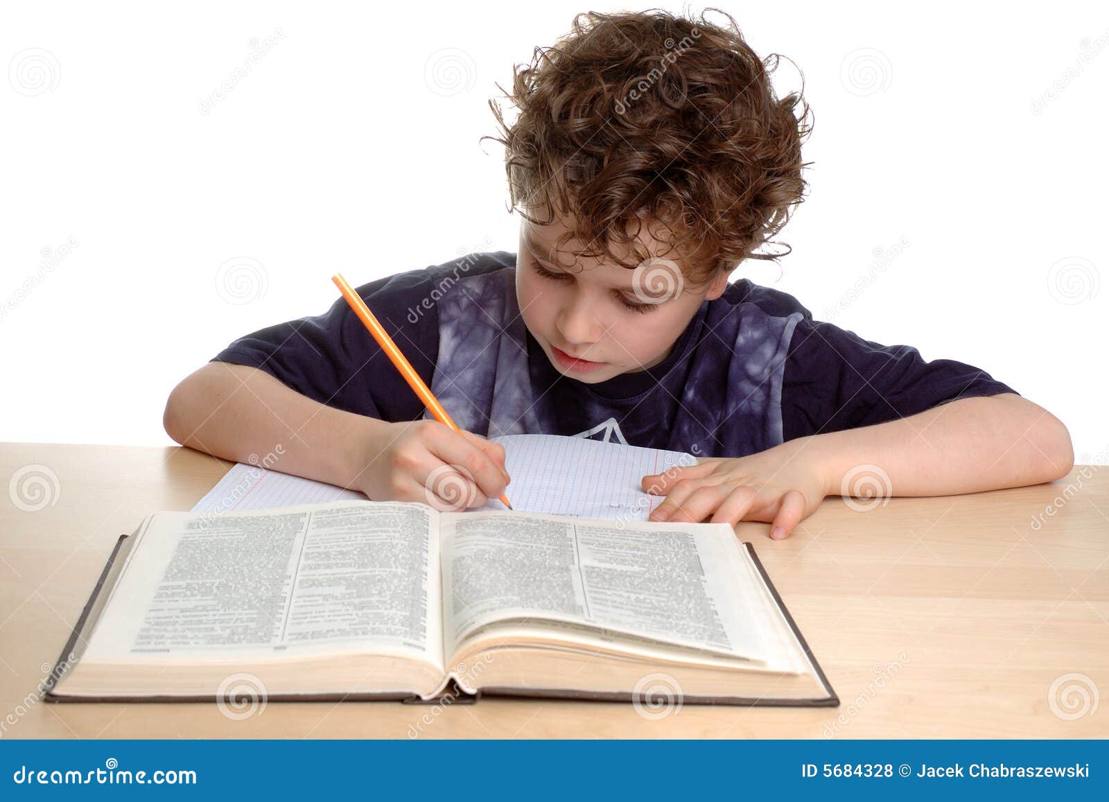 Boy learning stock photo. Image of book, educate, background - 5684328