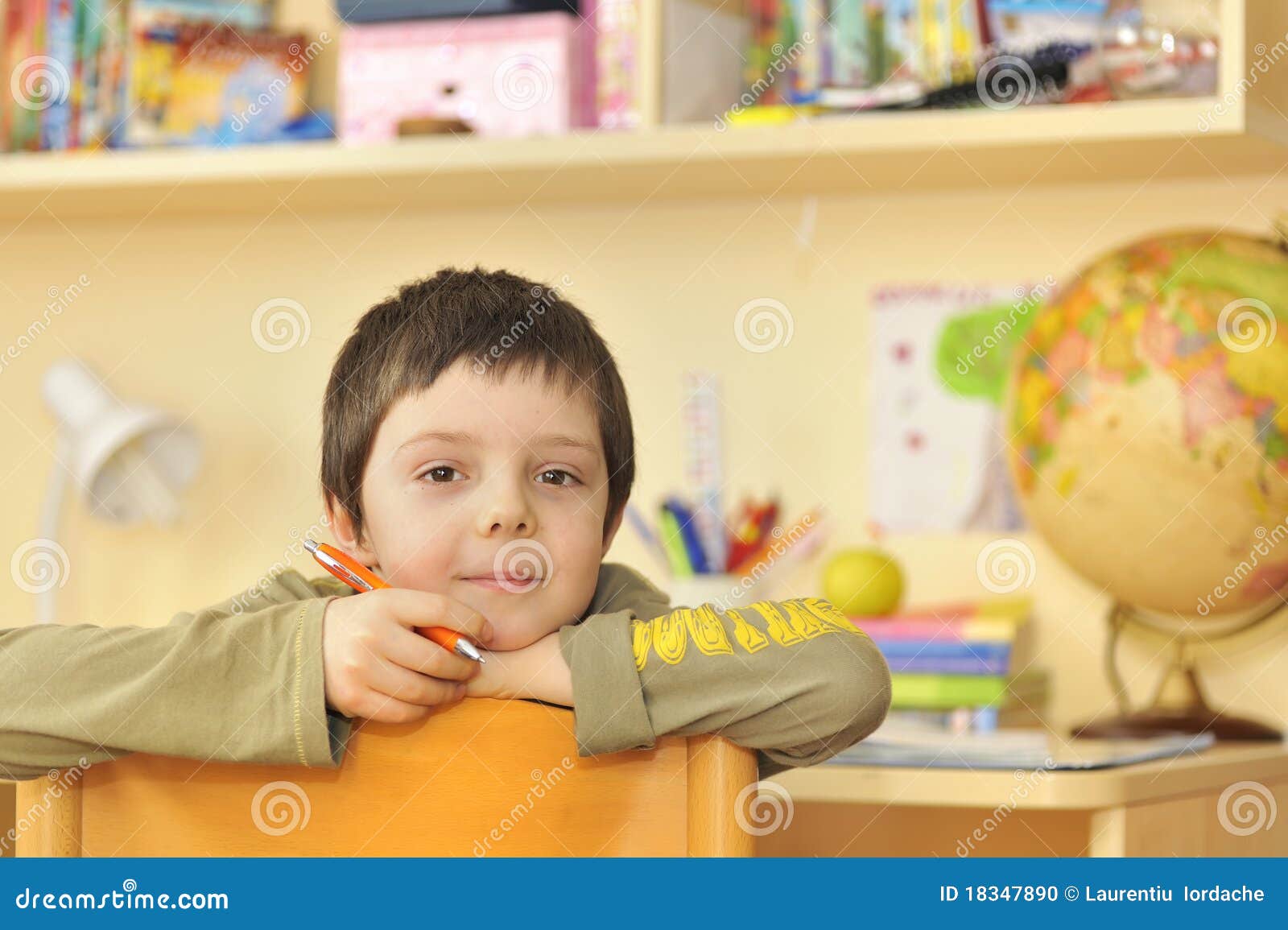 Boy learning at home stock photo. Image of exam, homework - 18347890