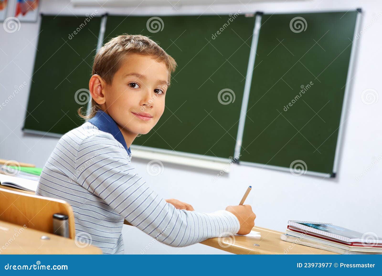 Boy at lesson stock image. Image of occupation, lesson - 23973977