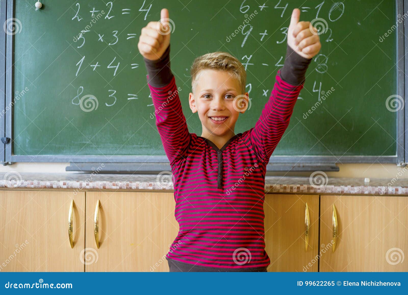 Boy on a lesson stock image. Image of education, schoolgirl - 99622265
