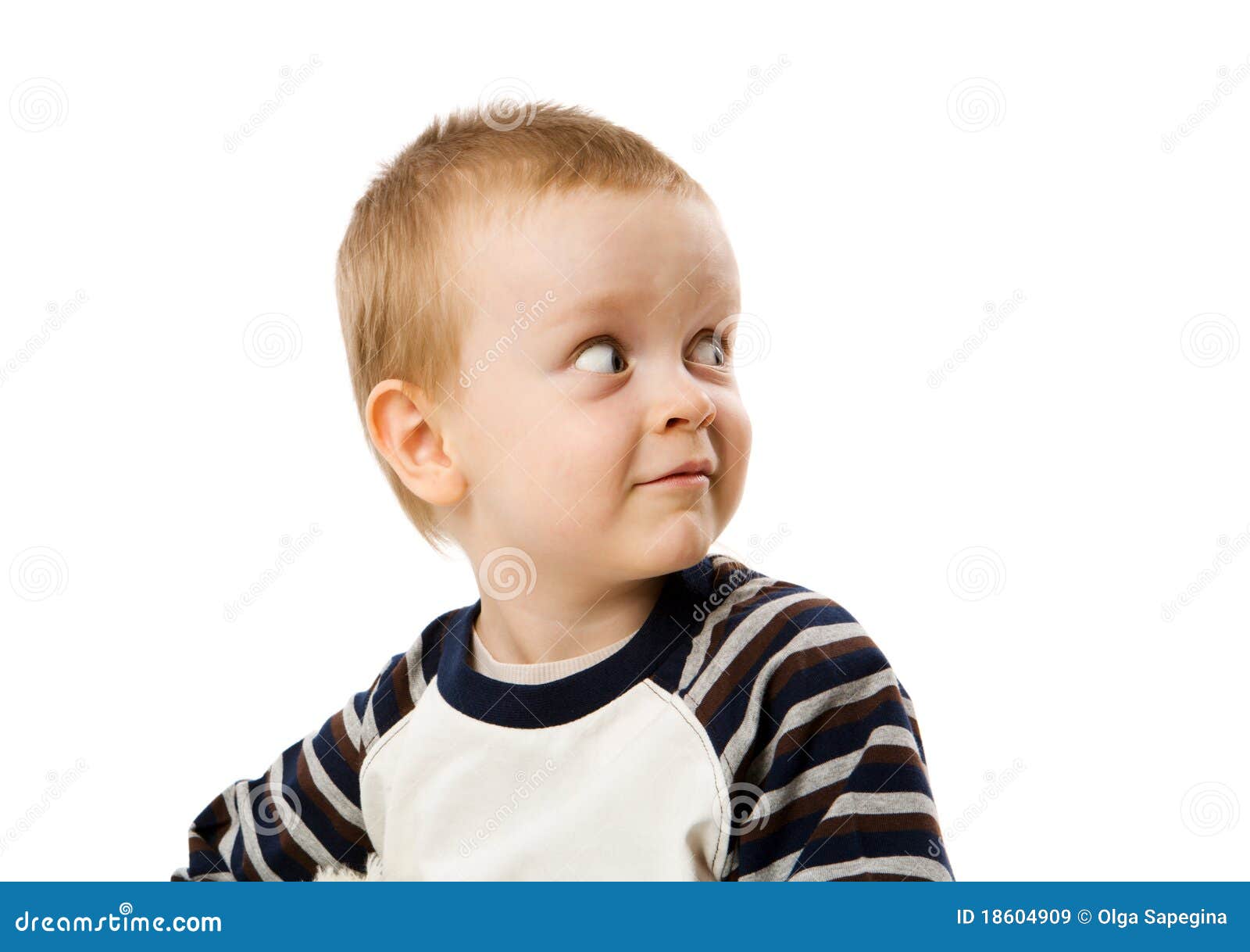 Boy looking back stock image. Image of eyes, pensive - 18604909