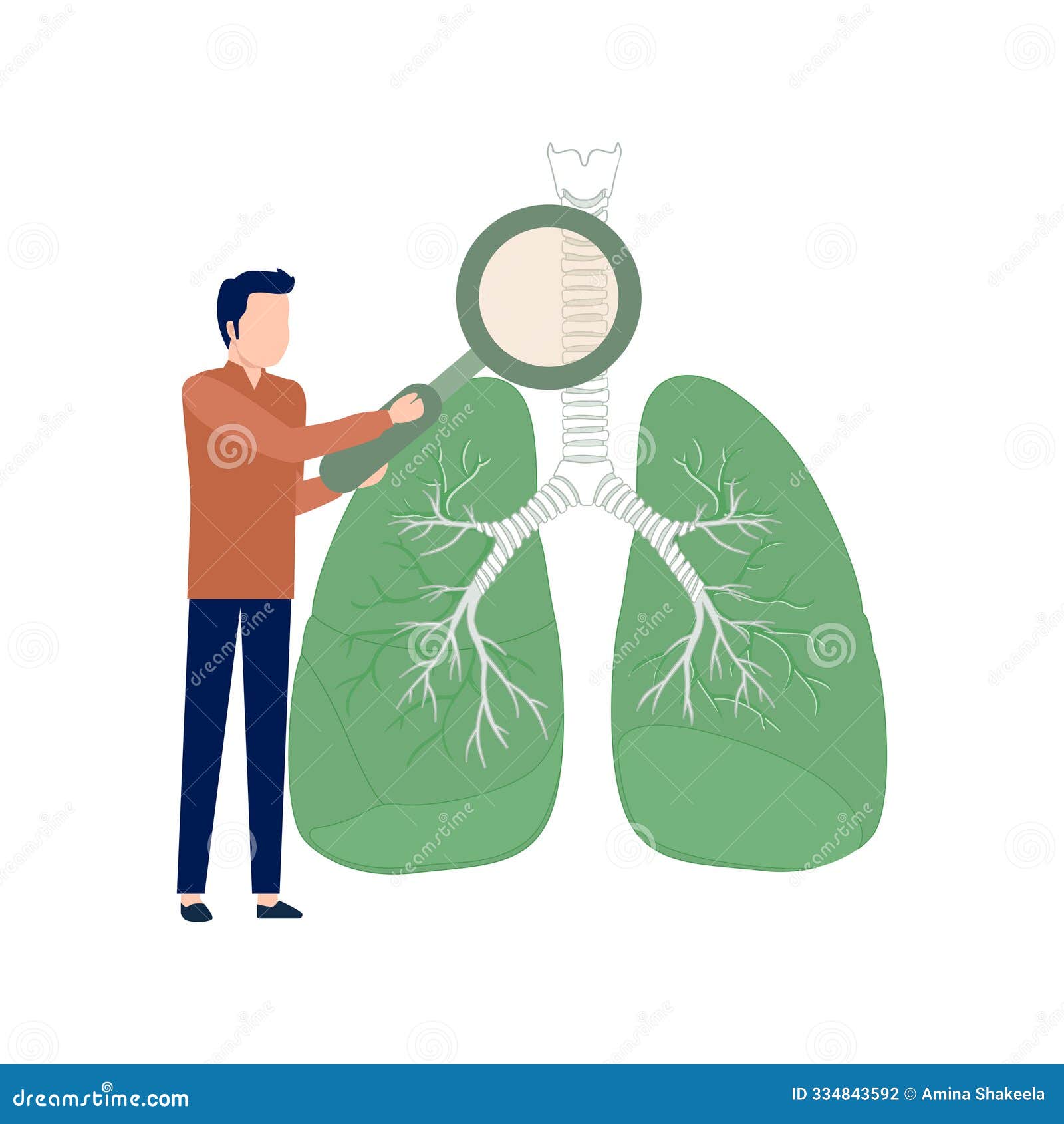 Windpipe Vector Illustration | CartoonDealer.com #39773520