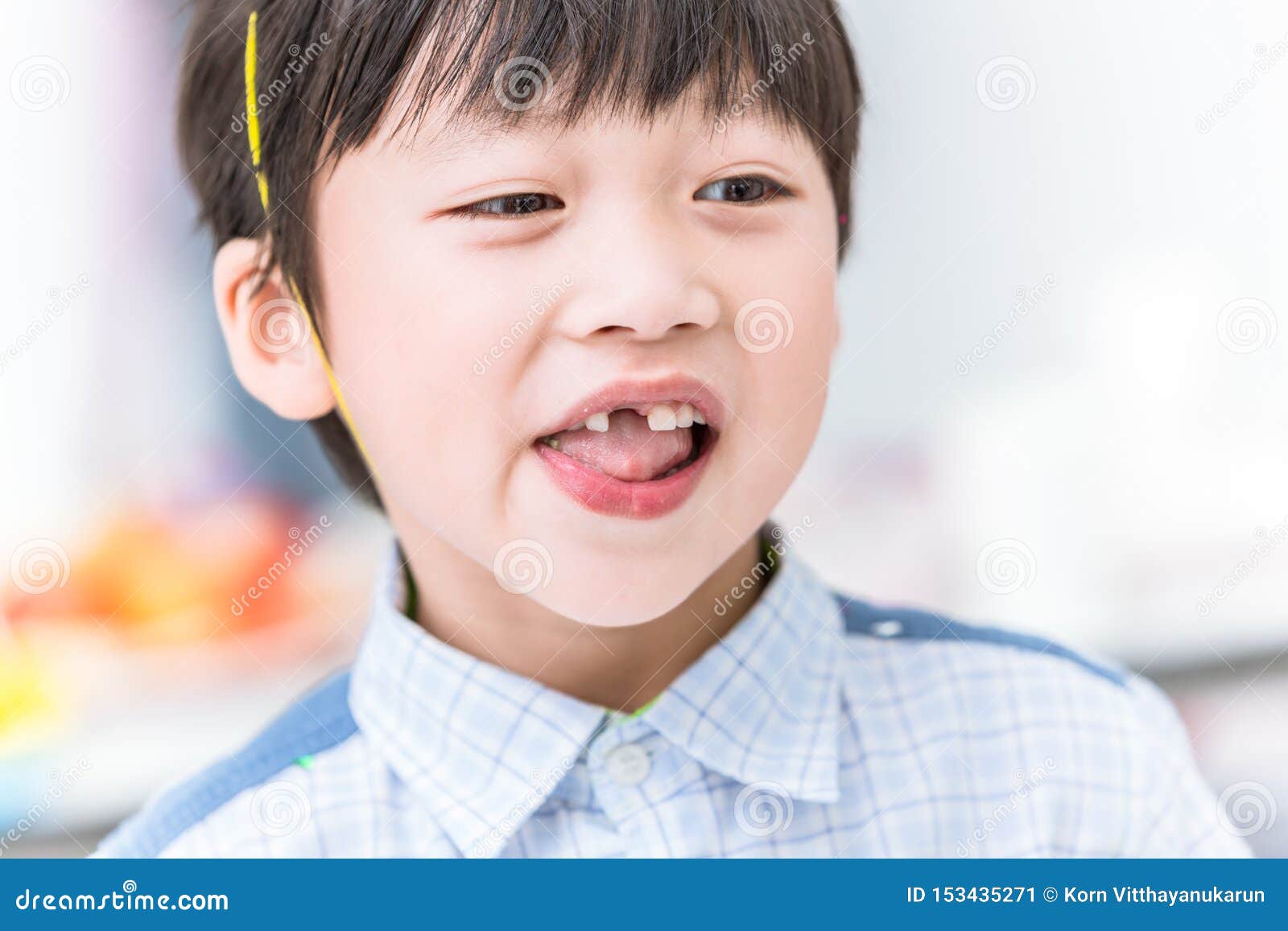 Boy Lost Tooth Font. Teeth Missing Stock Image - Image of cute ...