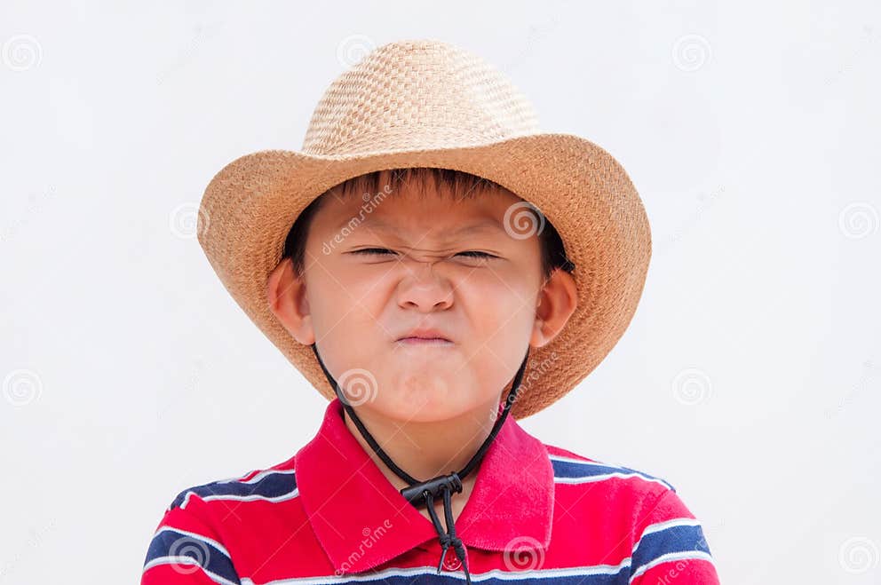 Boy Making a Disgusted Face. Stock Photo - Image of disgust, grimace ...