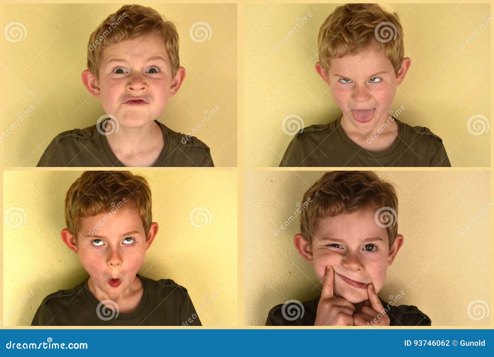 Boy making faces stock photo. Image of faces, giggle - 93746062