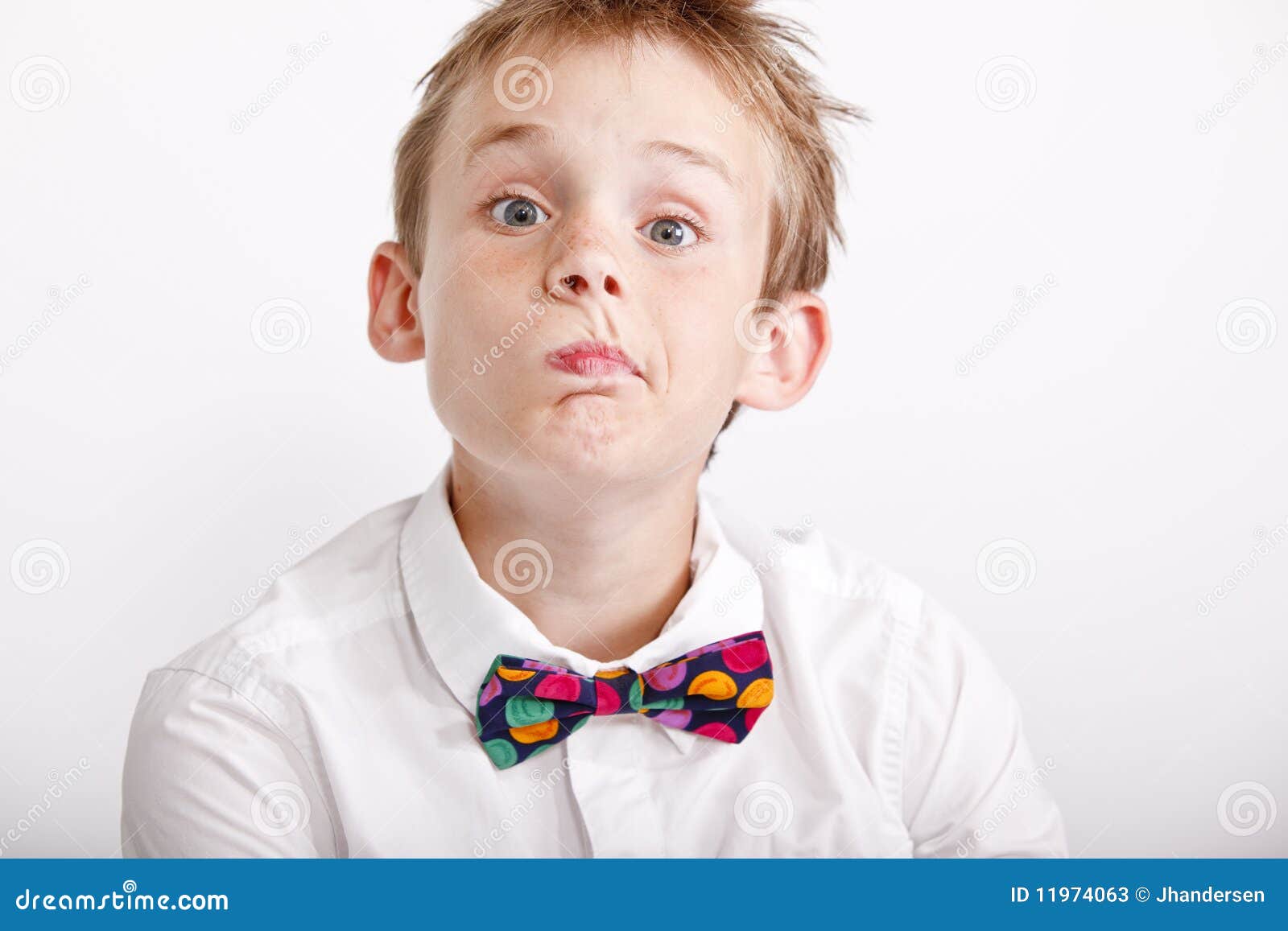 Boy Making a Funny Expression Stock Image - Image of hair, happiness ...