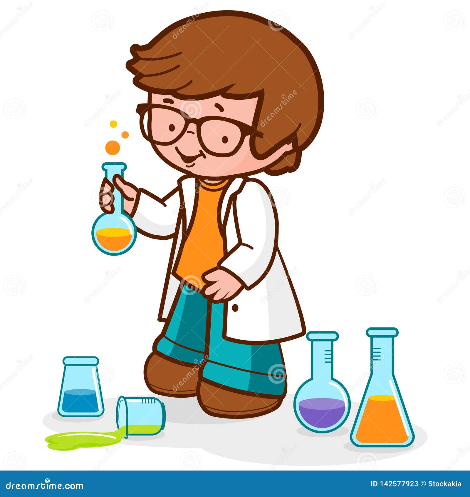 Mess Laboratory For Occupational Awareness Events Poster Of Chemical ...