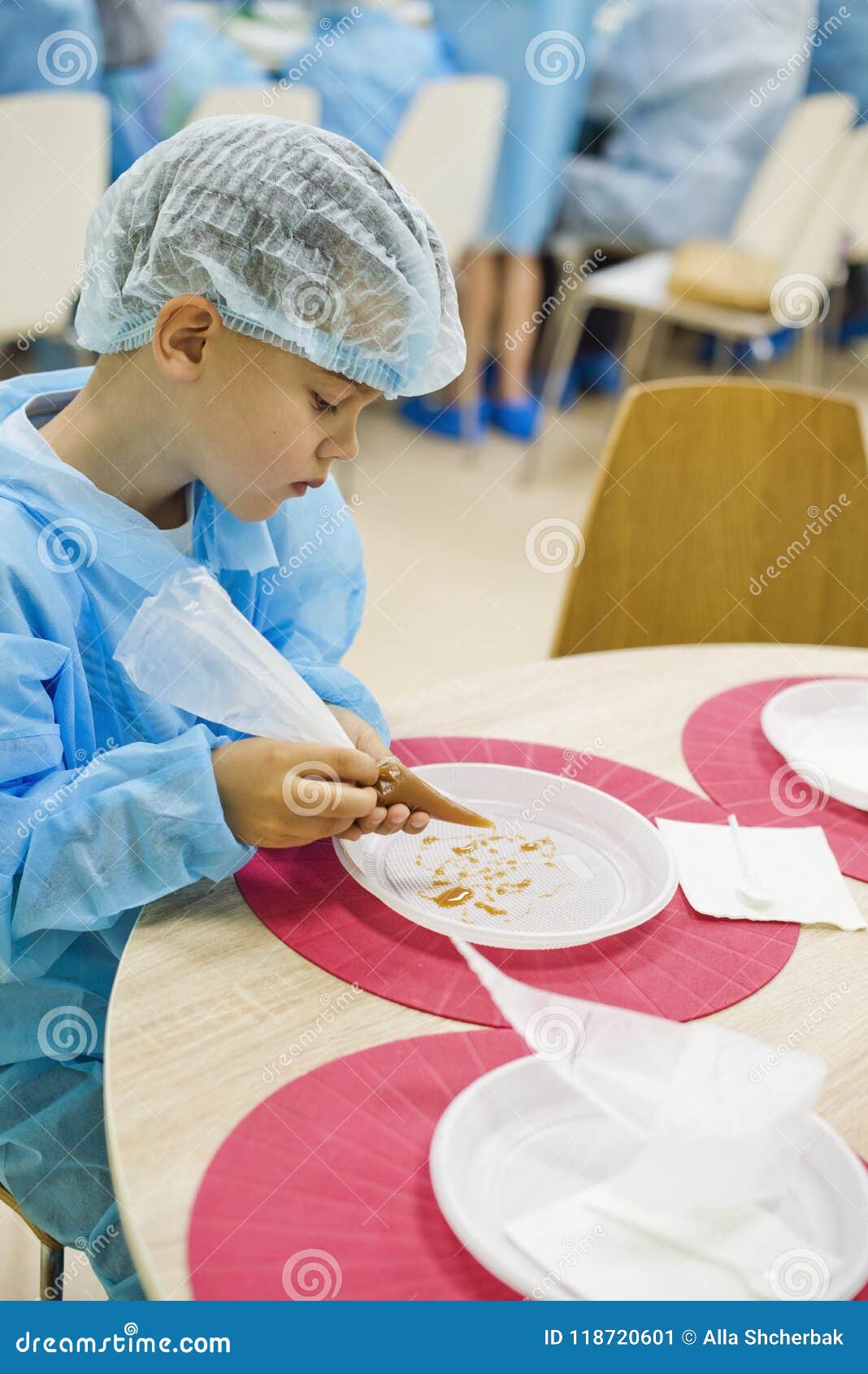 The Boy in the Master Class in a Candy Store Stock Image - Image of ...