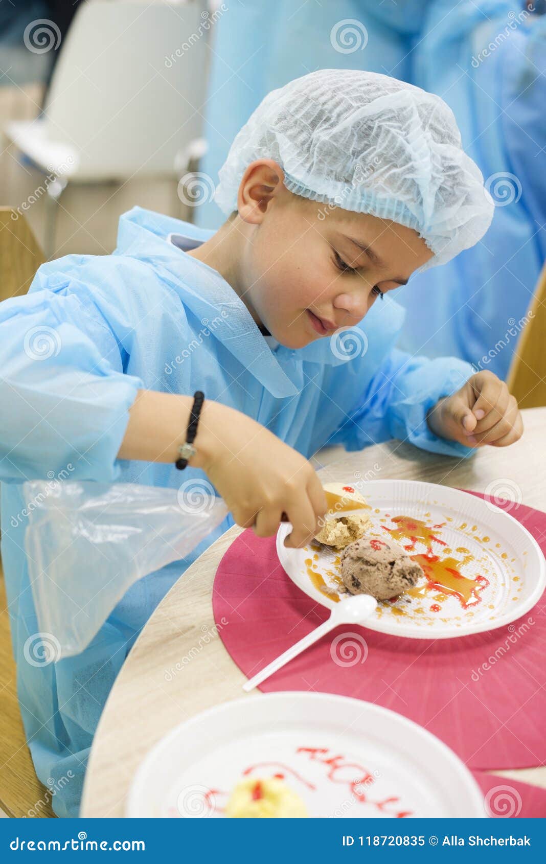 The Boy in the Master Class in a Candy Store Stock Image - Image of ...
