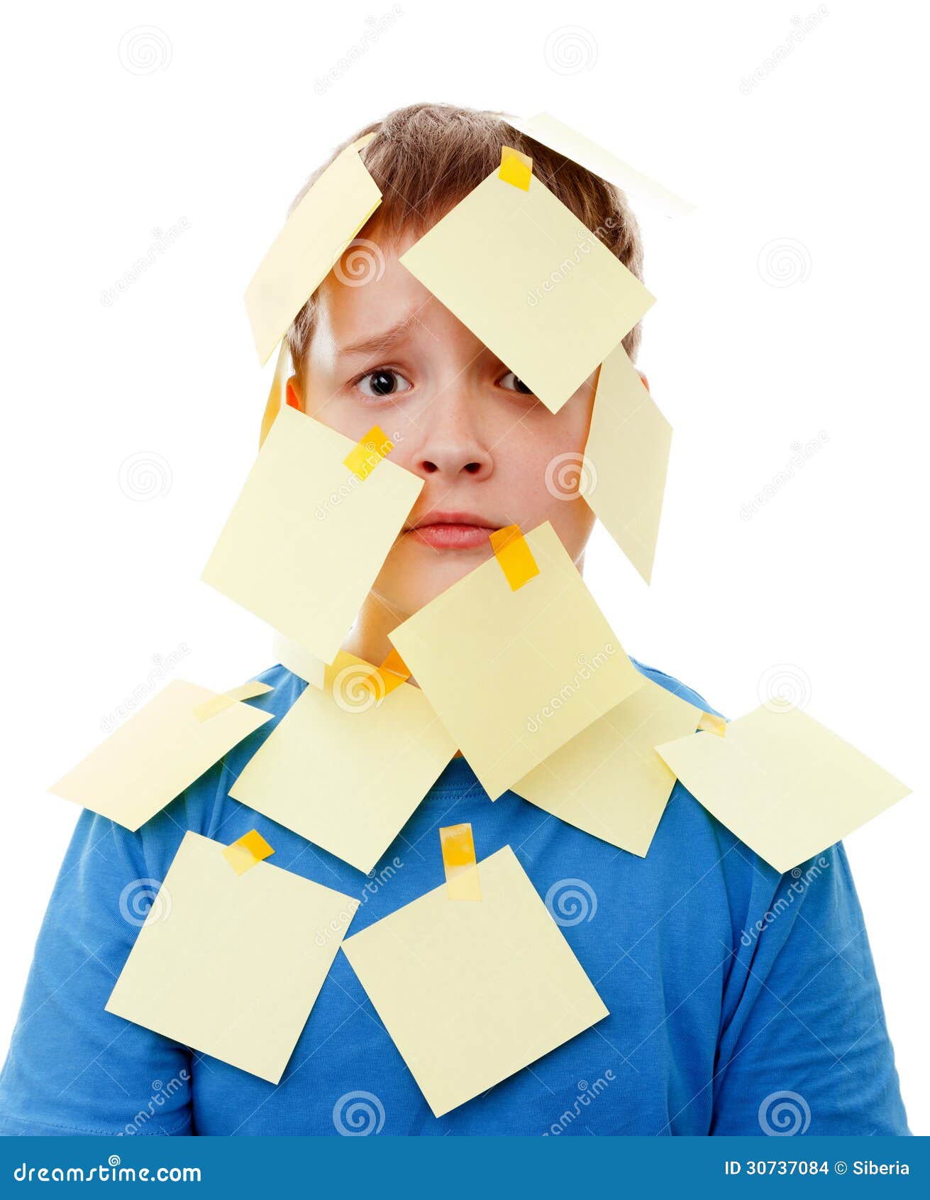 Boy Memo Posts His Face Stock Photos - Free & Royalty-Free Stock Photos ...