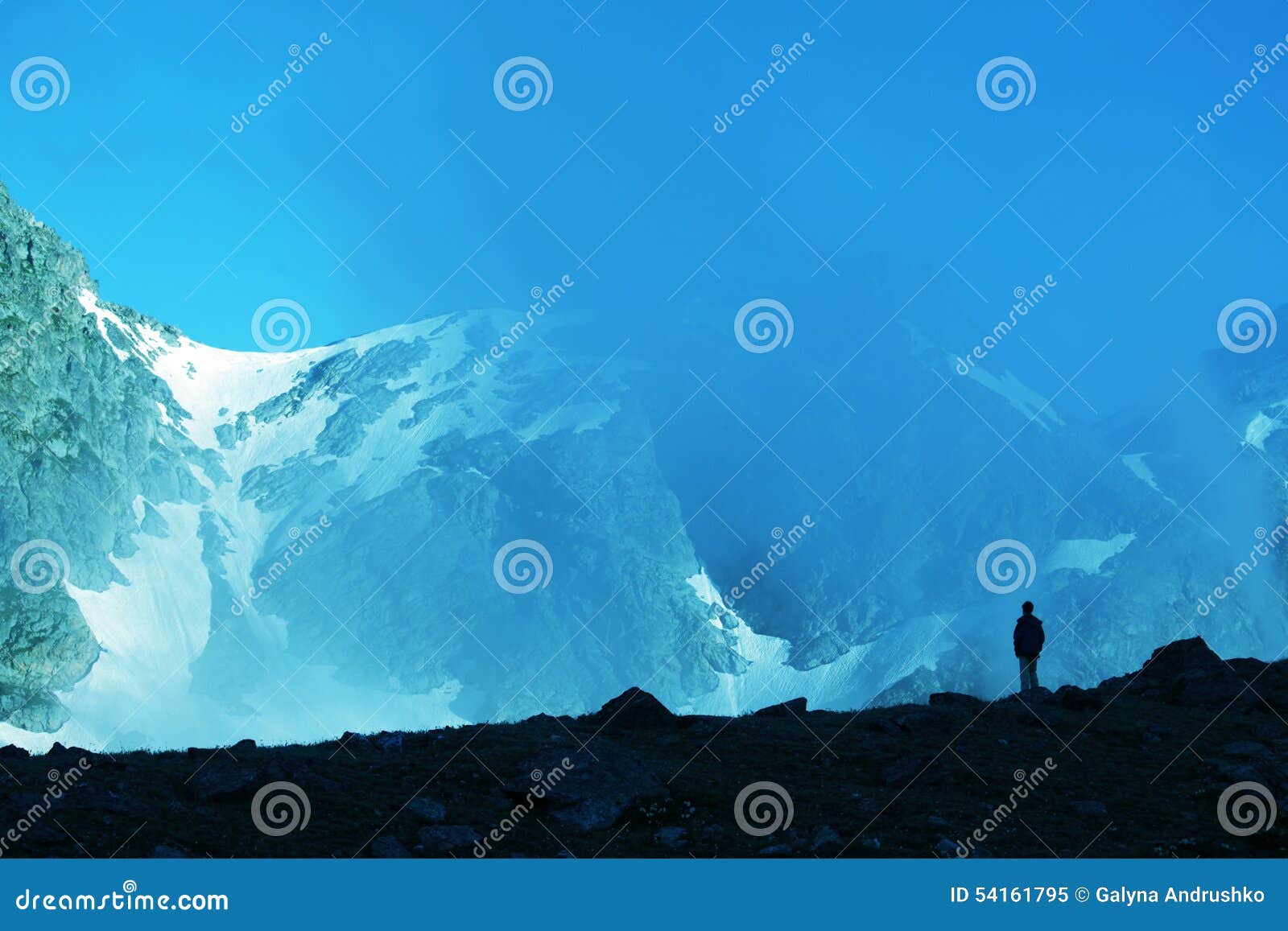 Boy in mountains stock image. Image of leisure, mountain - 54161795
