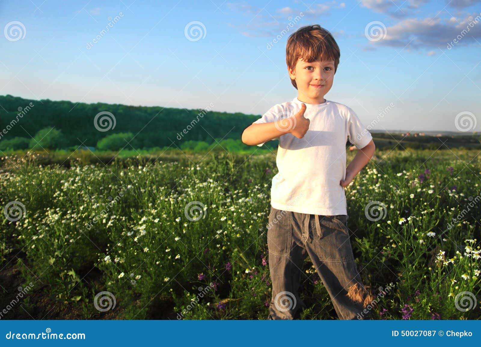 Boy in nature stock image. Image of love, cute, cheerful - 50027087