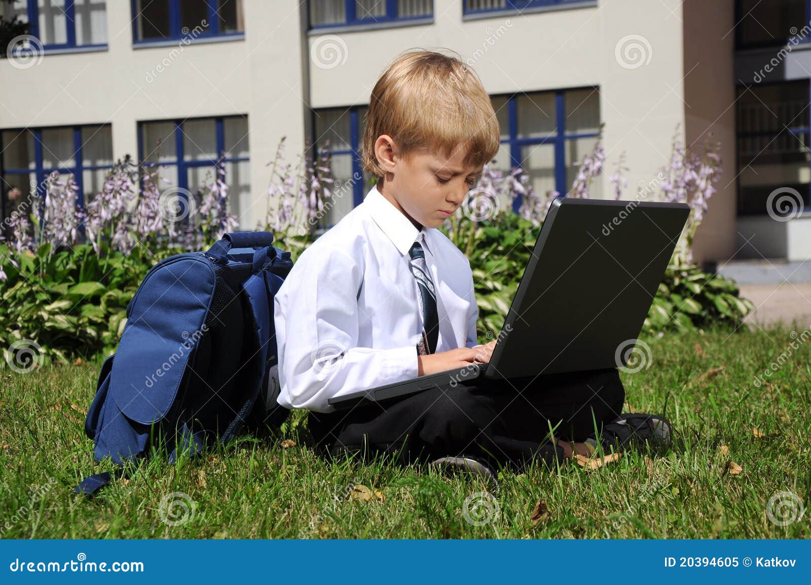 Boy with notebook stock image. Image of homework, concentrated - 20394605