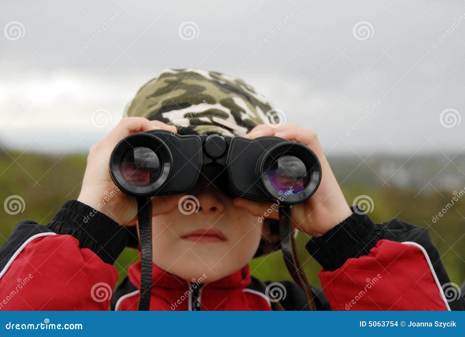 Boy observing nature stock photo. Image of youth, object - 5063754