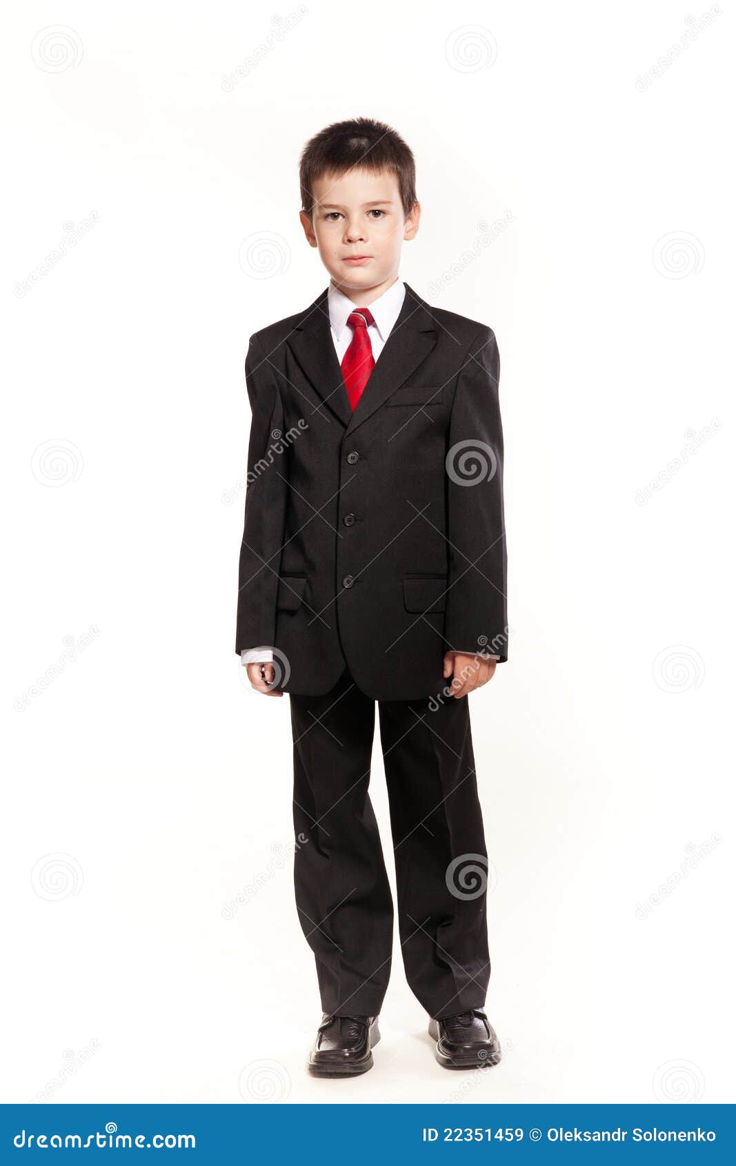 Boy in official dresscode stock image. Image of child - 22351459