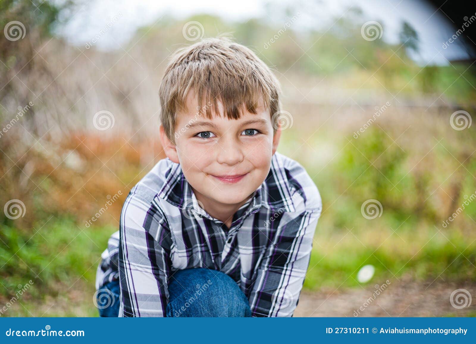 Boy Outside stock image. Image of eyes, domestic, child - 27310211