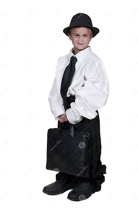 Boy in Oversized Clothes stock image. Image of baggy - 26765183