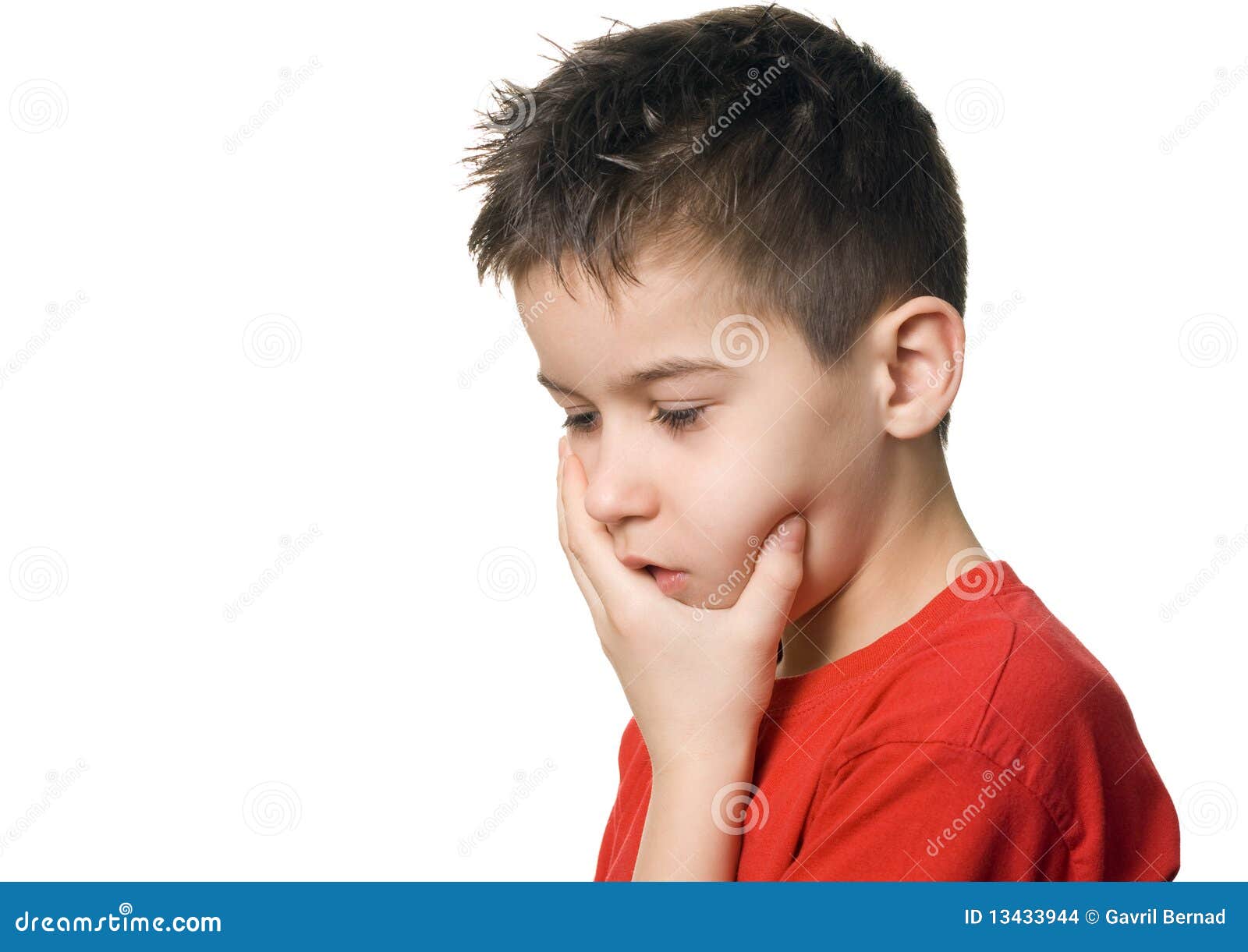 Boy in pain stock photo. Image of thoughtful, ache, troubled - 13433944