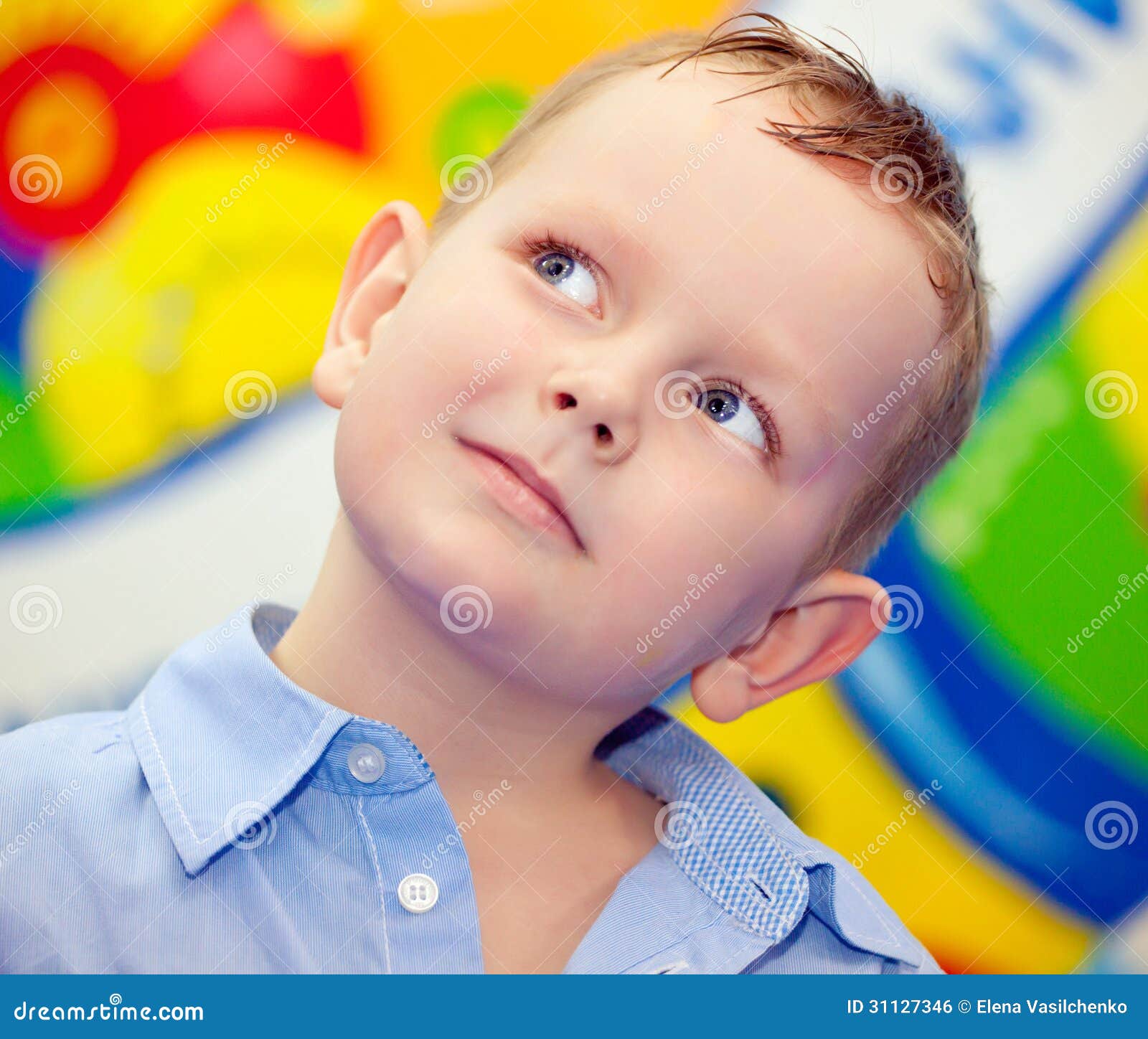 Boy with painted face stock photo. Image of blanket, female - 31127346