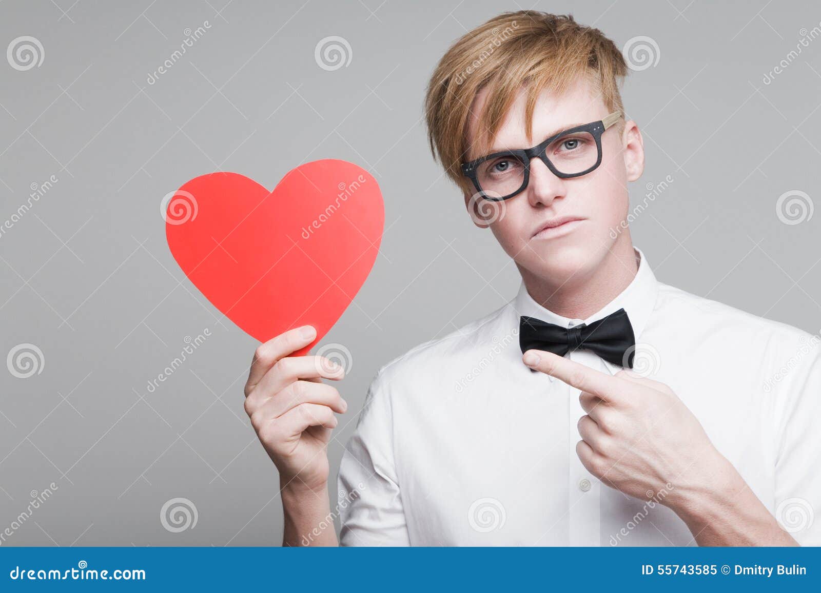 Boy with paper heart stock image. Image of paper, student - 55743585
