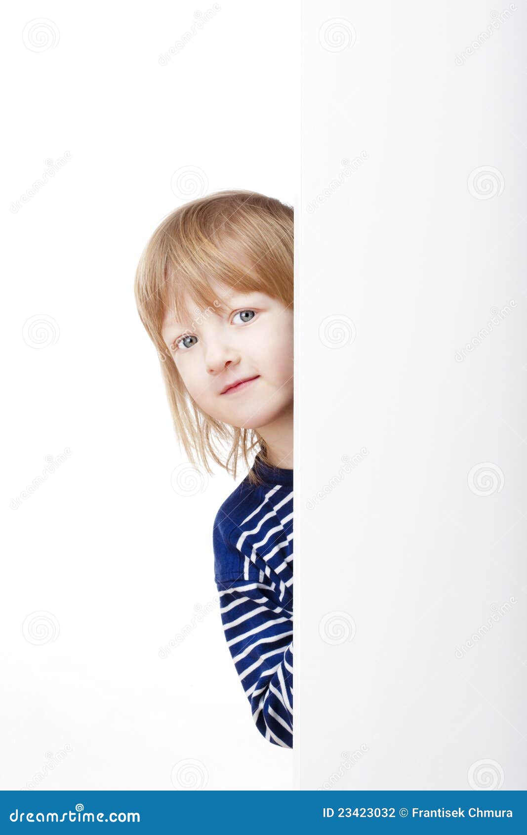 Boy peeking stock photo. Image of isolated, peek, studio - 23423032