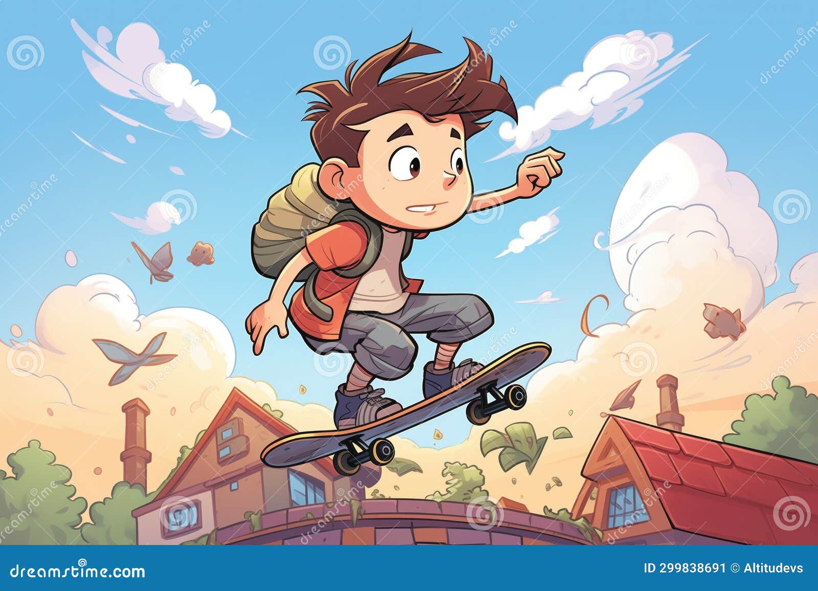 A Boy Performing a Half-pipe Trick on His Skateboard Stock Image ...
