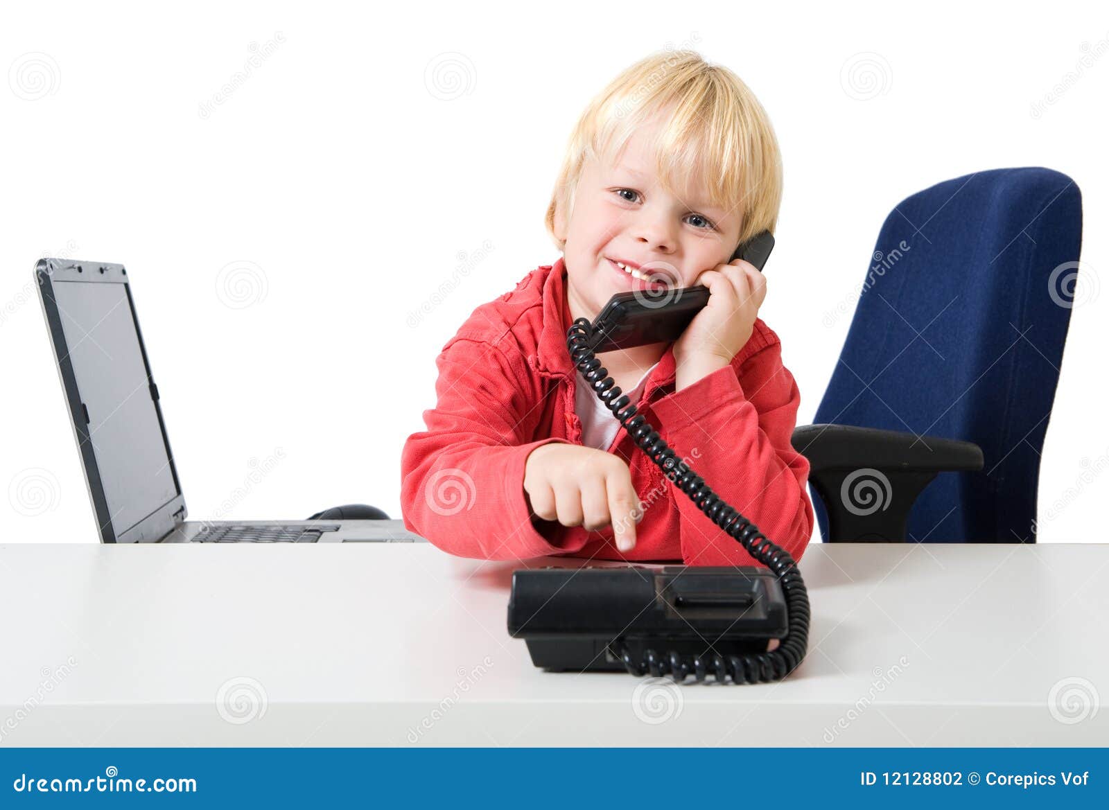 Boy on the phone stock photo. Image of smiling, isolated - 12128802