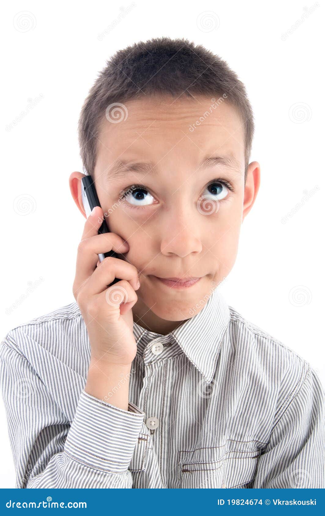 Boy with a phone stock photo. Image of amusing, communications - 19824674