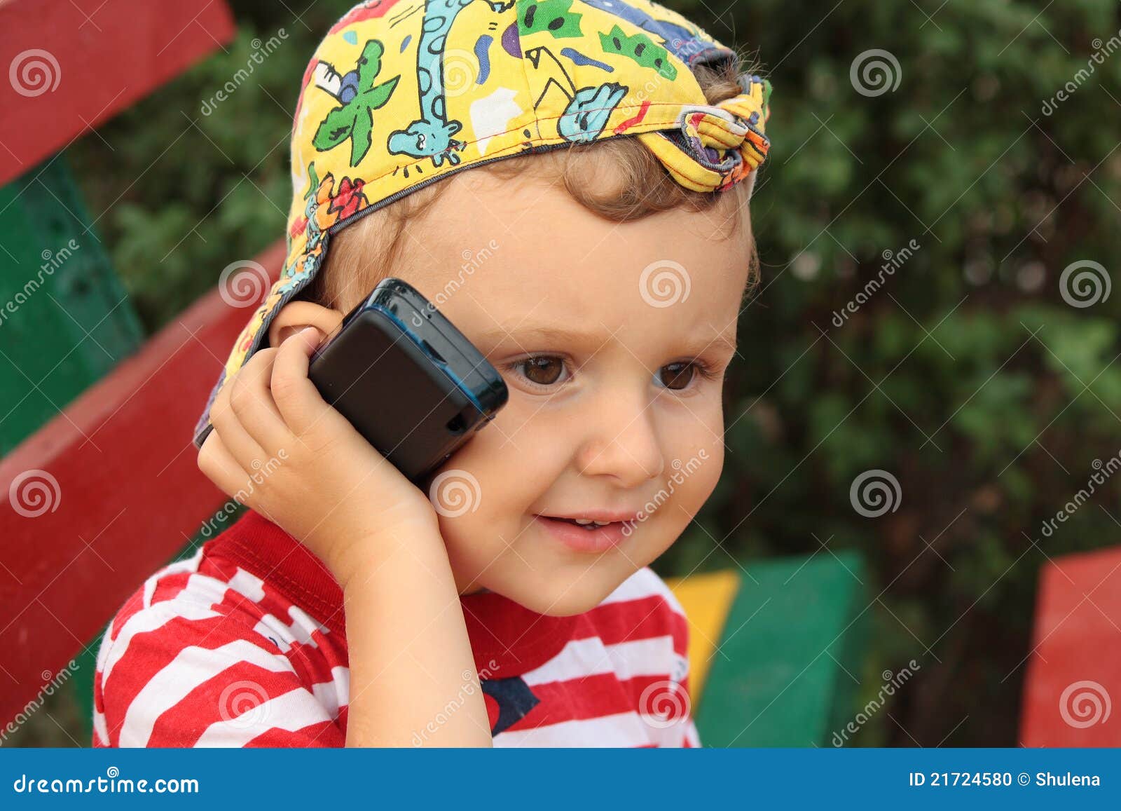 The boy with the phone. stock photo. Image of calls, lovely - 21724580