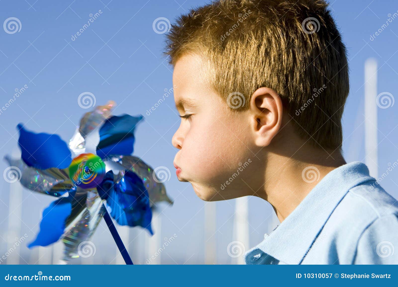 Boy pinwheel stock image. Image of outdoor, grass, male - 10310057