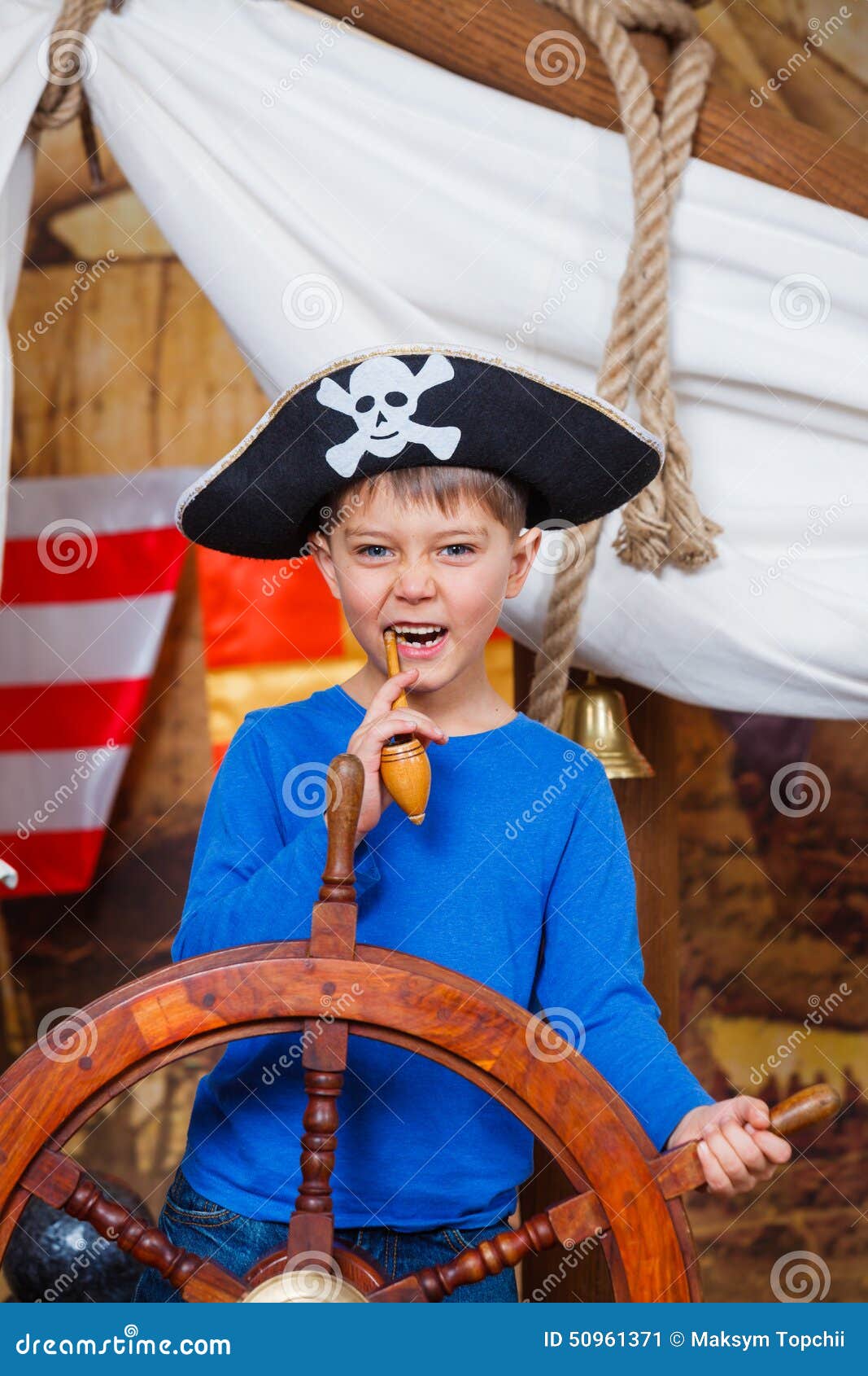 Boy pirate stock image. Image of danger, expressive, isolated - 50961371