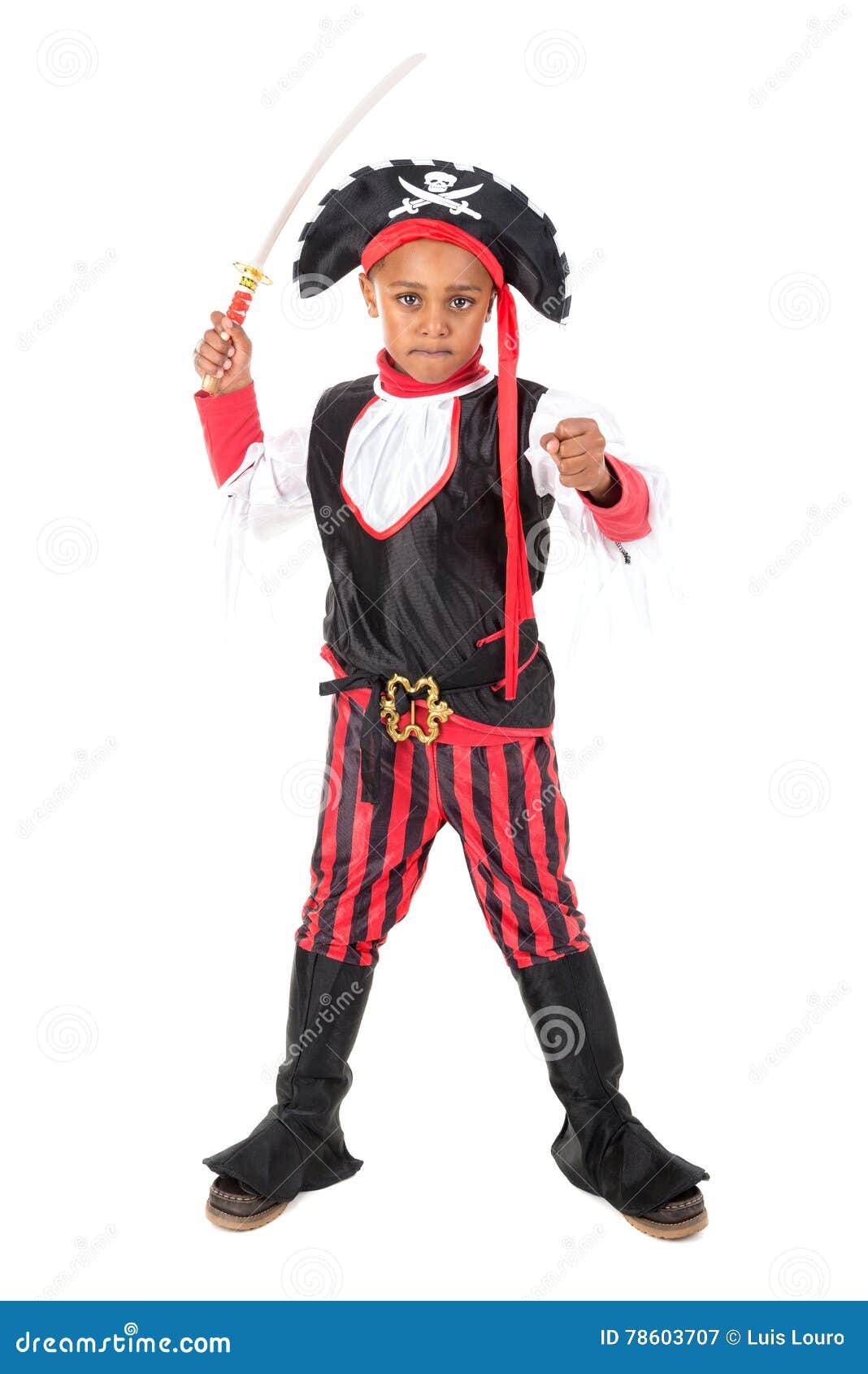 Boy pirate stock image. Image of buccaneer, male, happy - 78603707