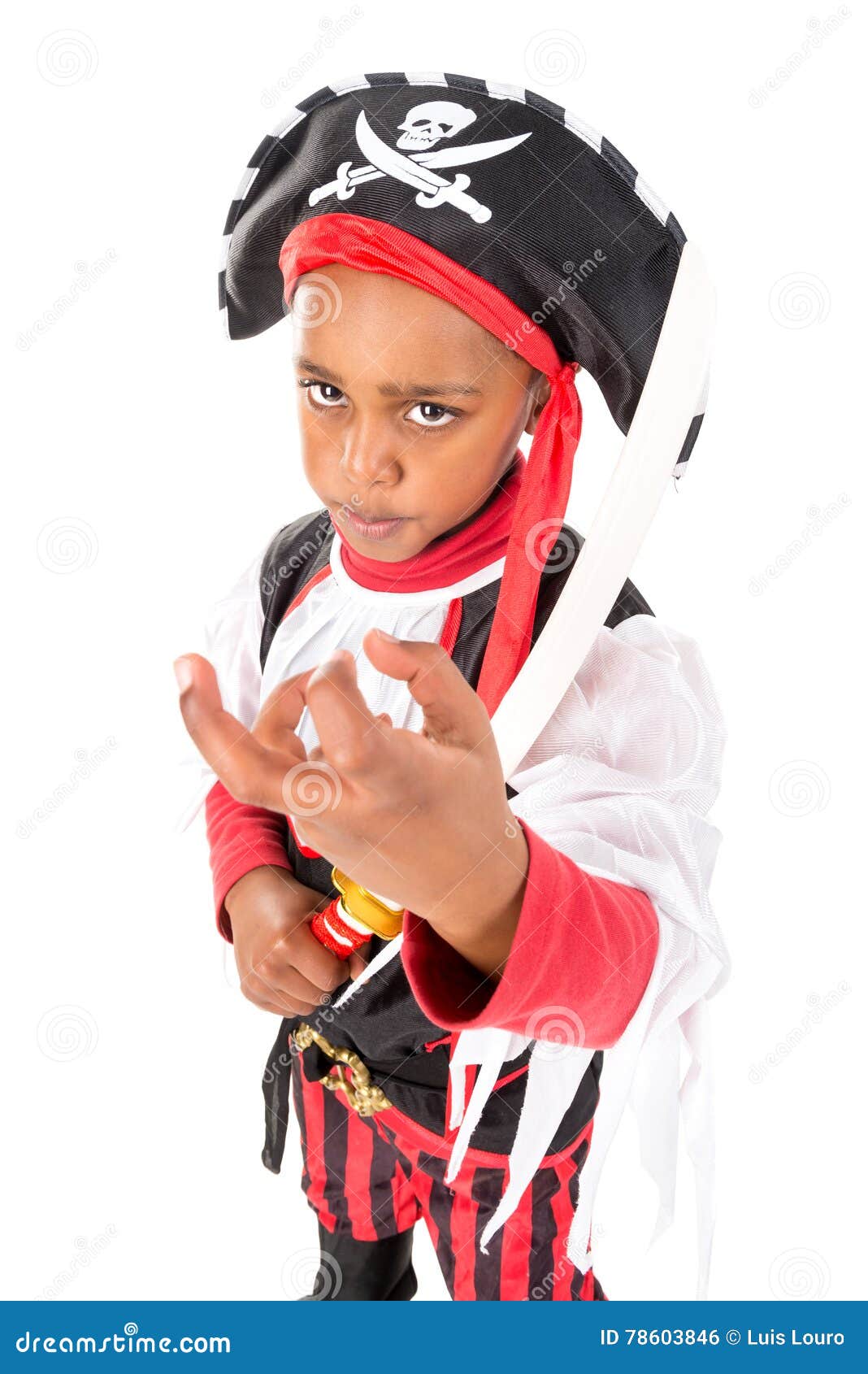 Boy pirate stock photo. Image of isolated, playing, human - 78603846