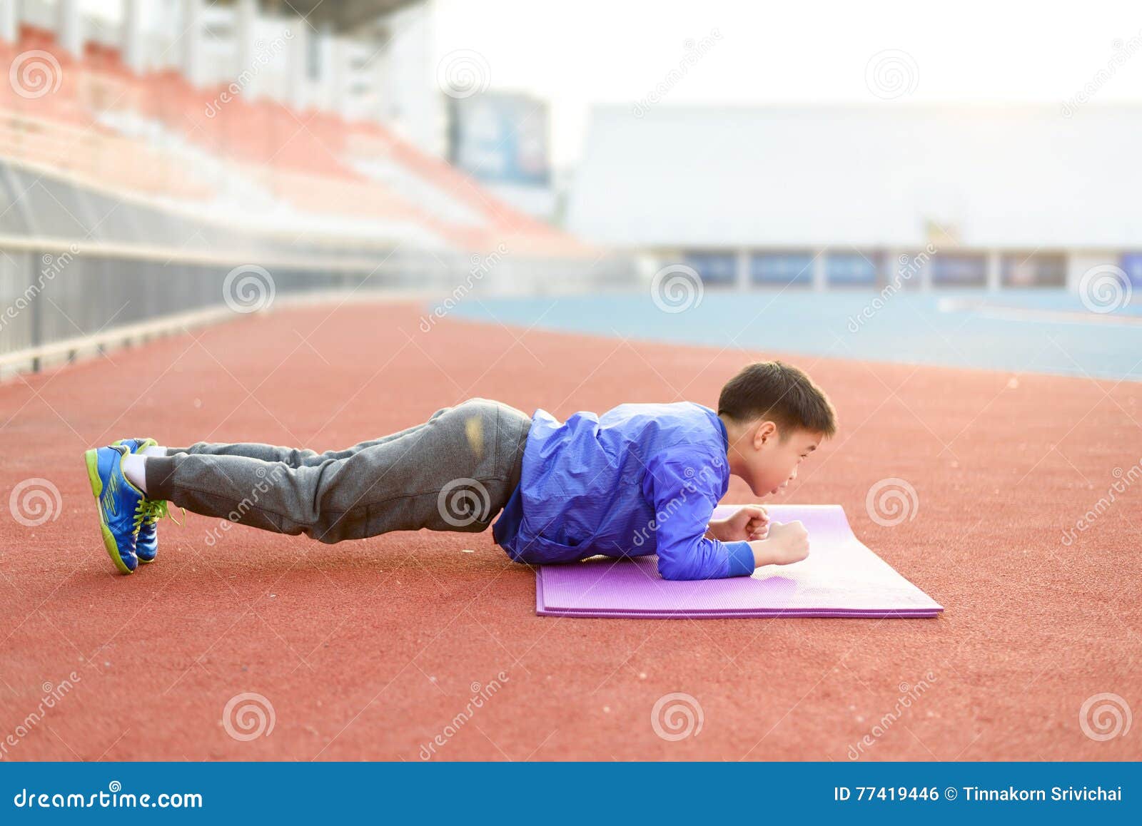 Boy plank stock photo. Image of blue, lifestyle, sport - 77419446