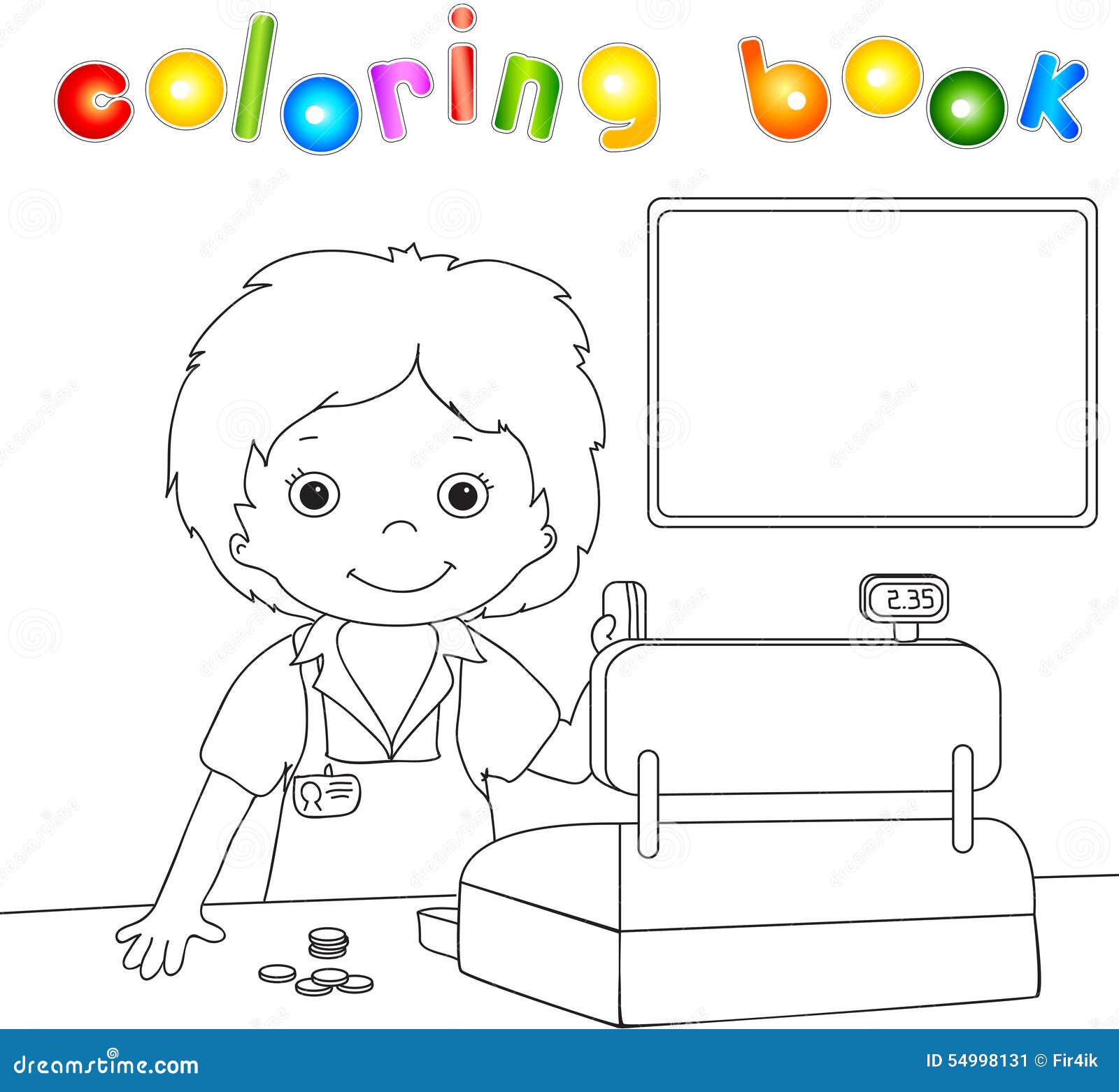 Boy with a Plastic Card at the Checkout Stock Vector - Illustration of ...